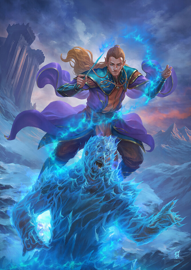 ArtStation - Moonlight of the Frozen Hell