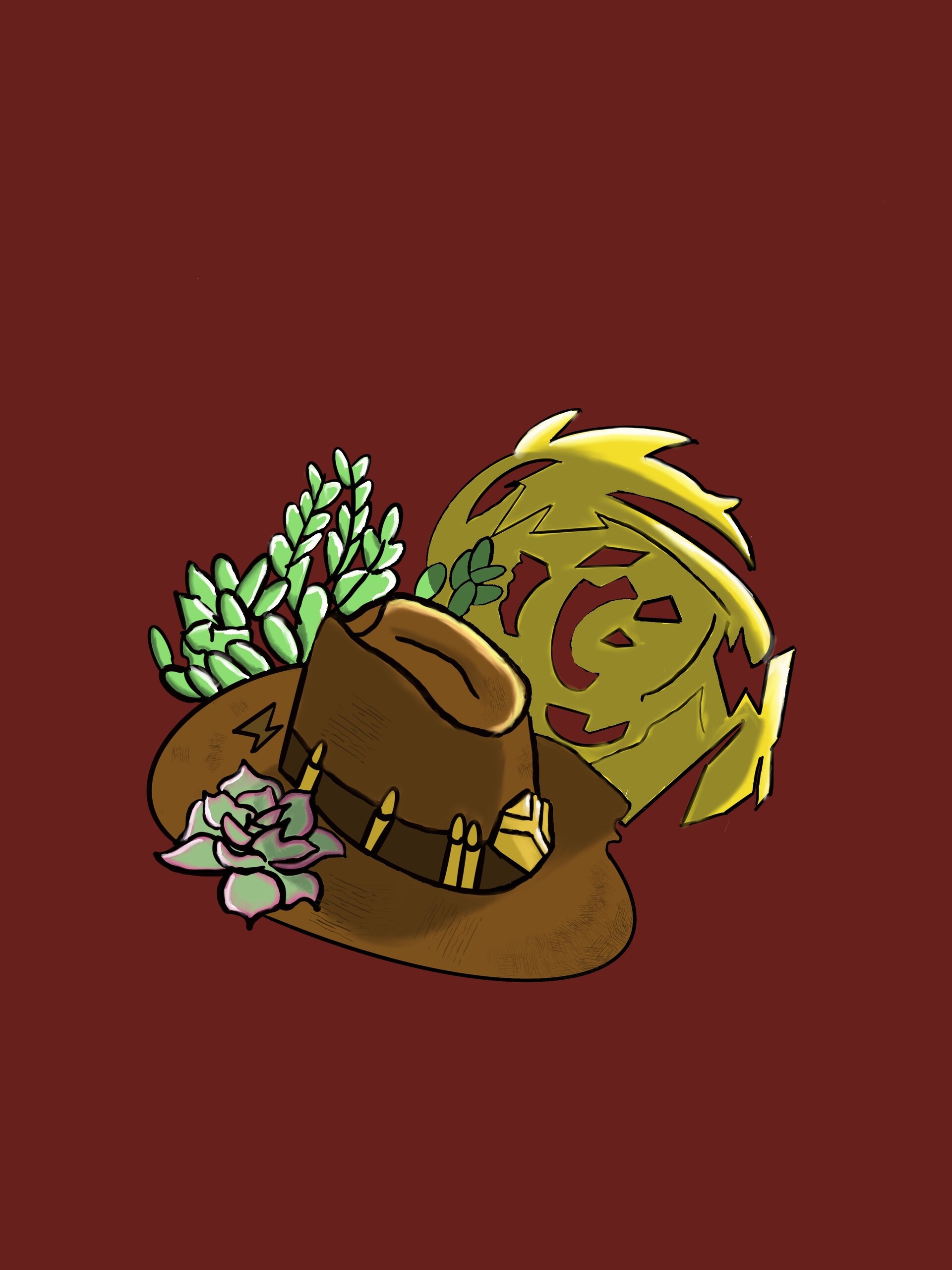 ArtStation - Mccree inspired decal wither sticker