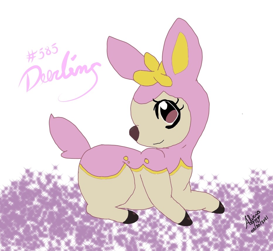ArtStation - Pokemon 585 "Deerling"