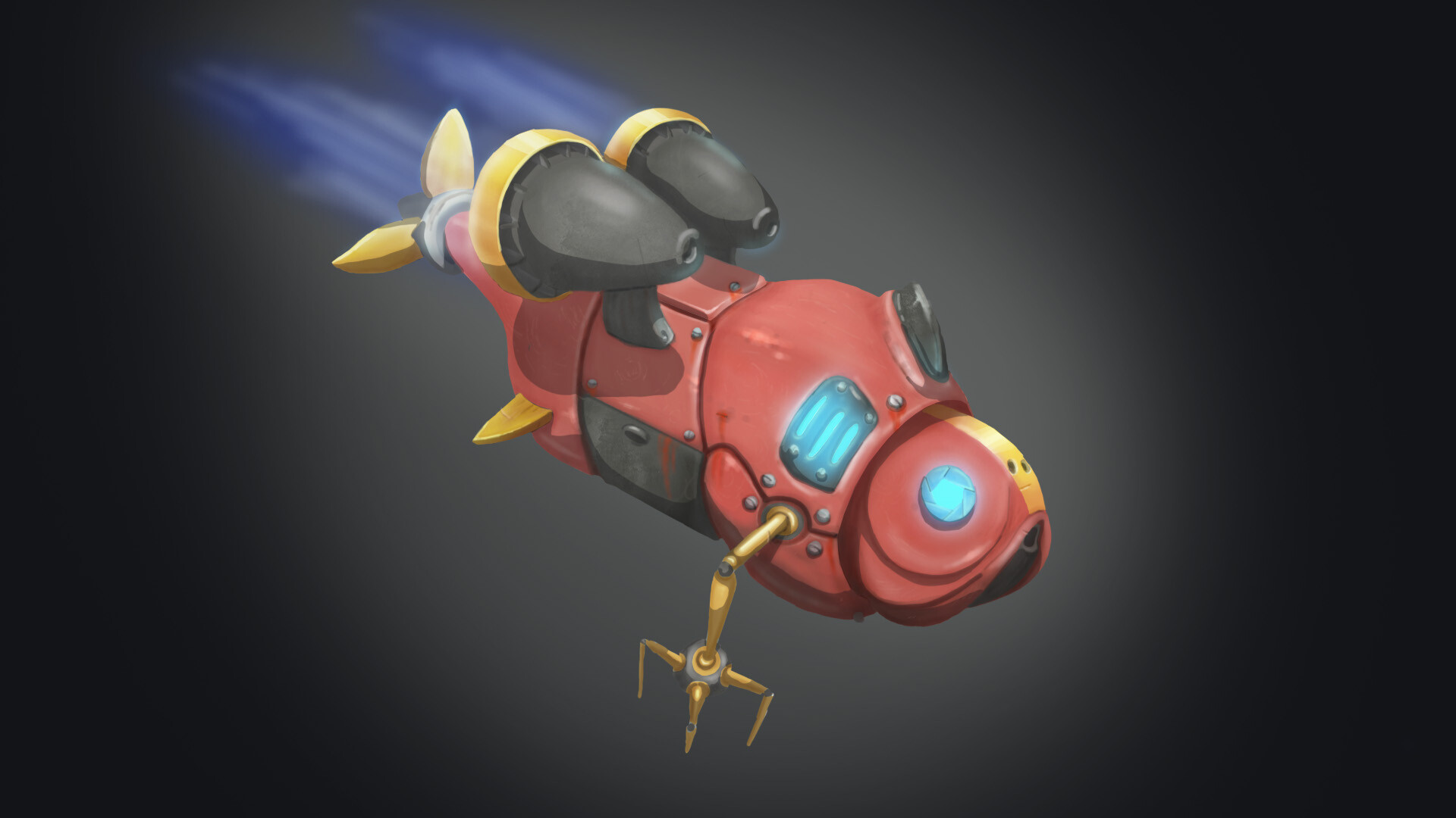 ArtStation - robot-fish