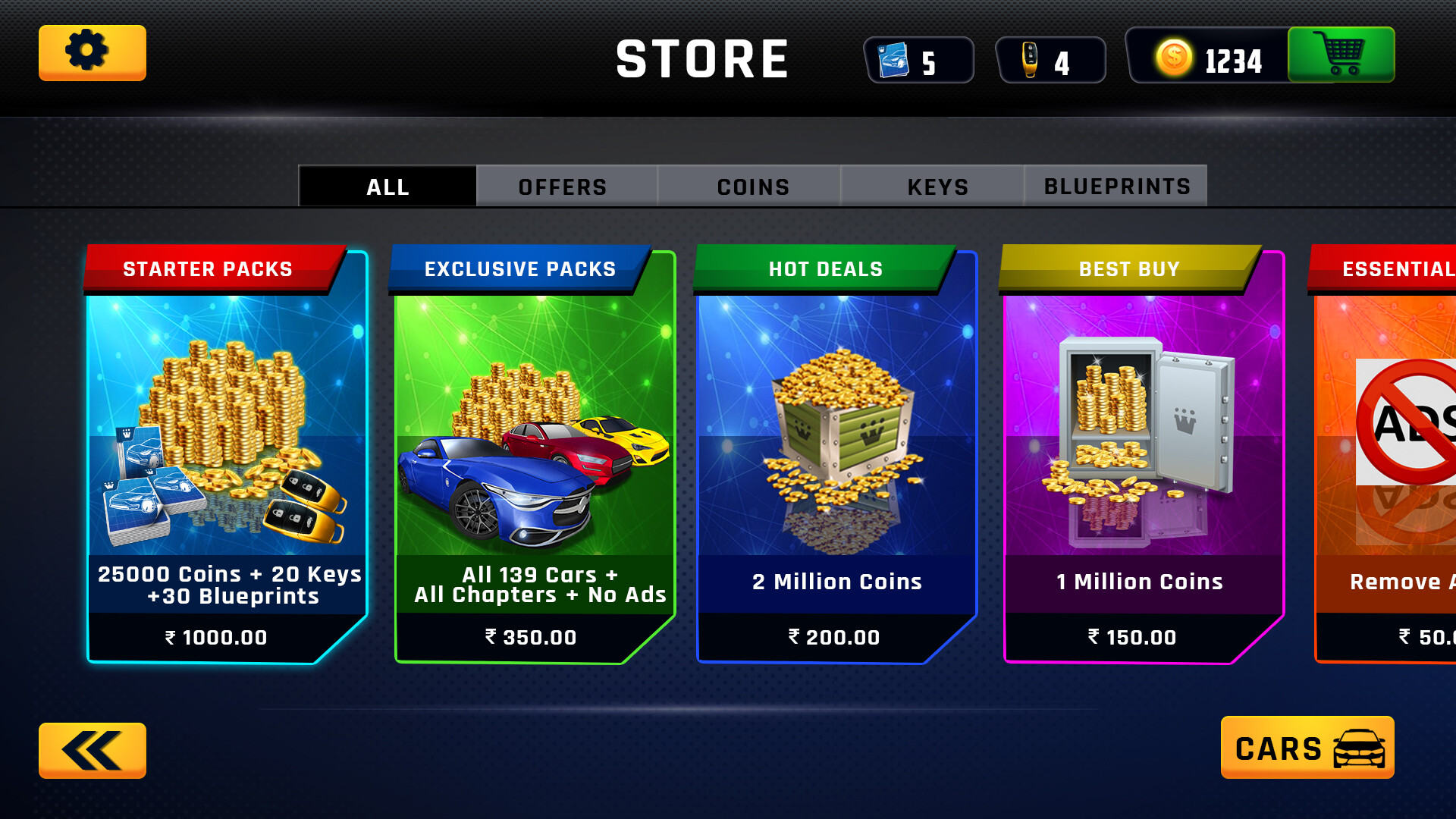 Munmun khurana - GAME UI#RACING GAMES