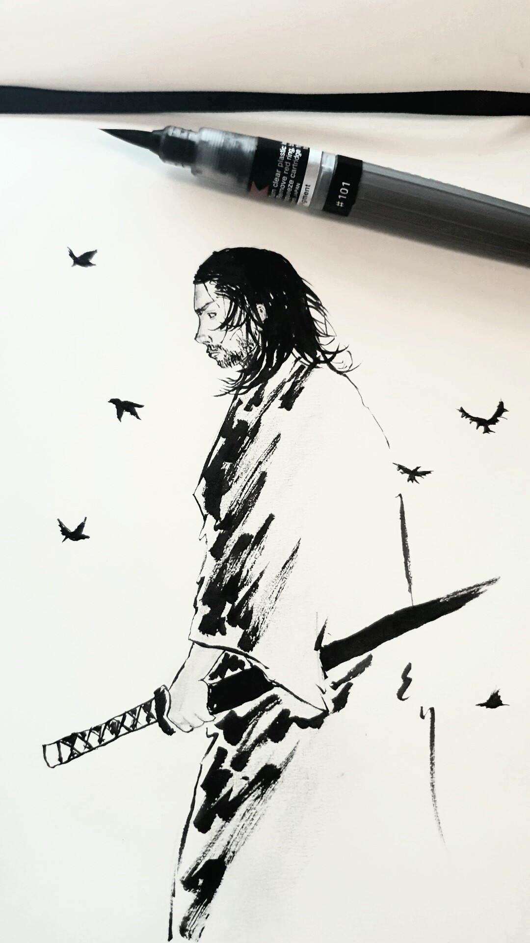 ArtStation - Miyamoto Musashi Tribute