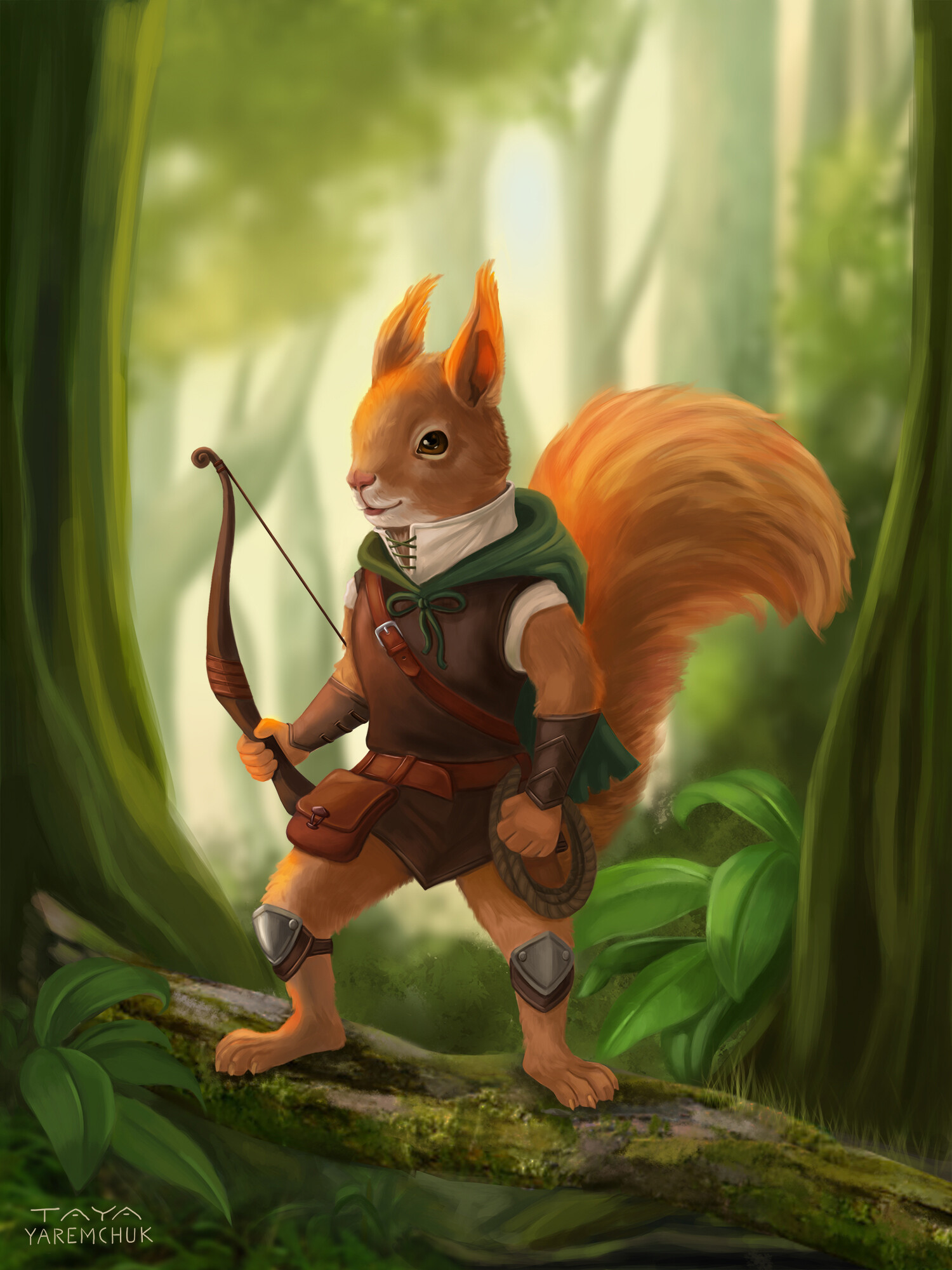 ArtStation - Squirrel archer.