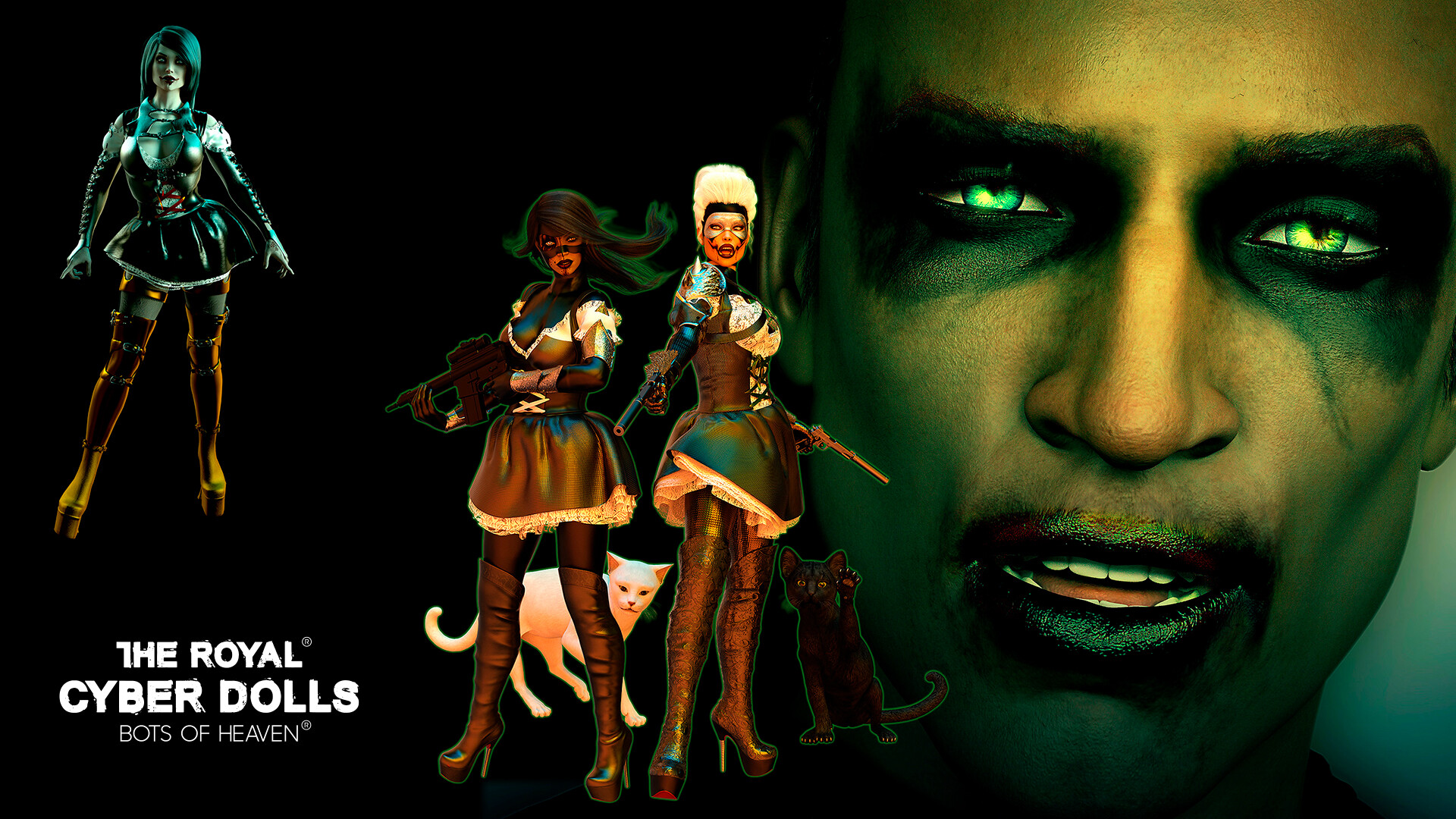 ArtStation - THE ROYAL CYBER DOLLS