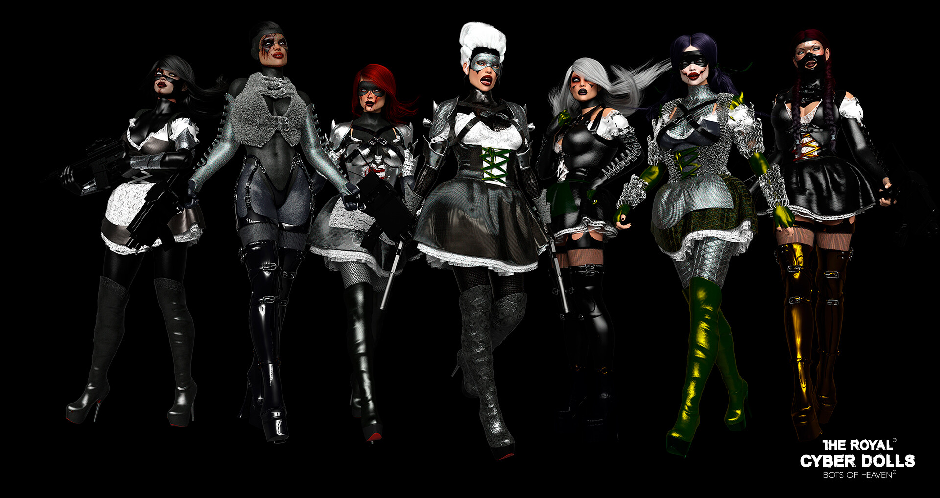 ArtStation - THE ROYAL CYBER DOLLS