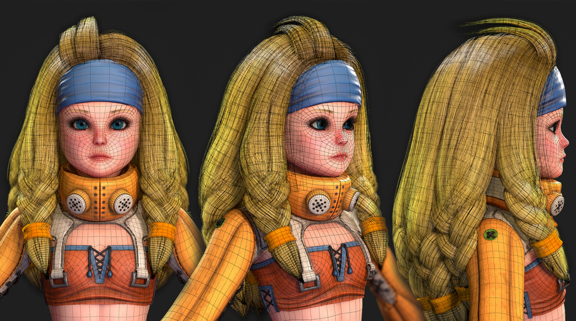 Reinaldo A. Ramirez Diaz - Little Miss Forge - Monster Hunter