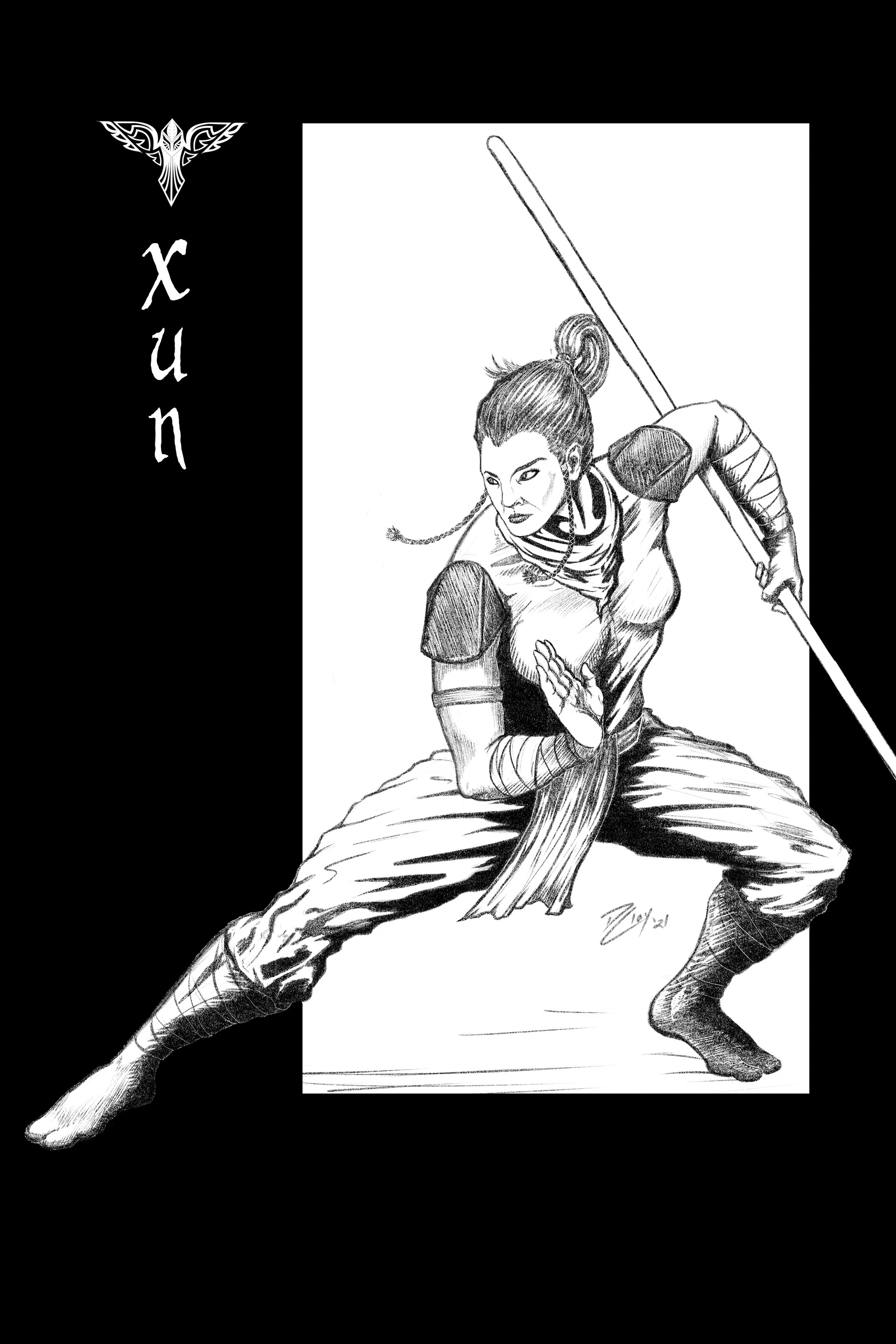 ArtStation - Sketchcard - Xun