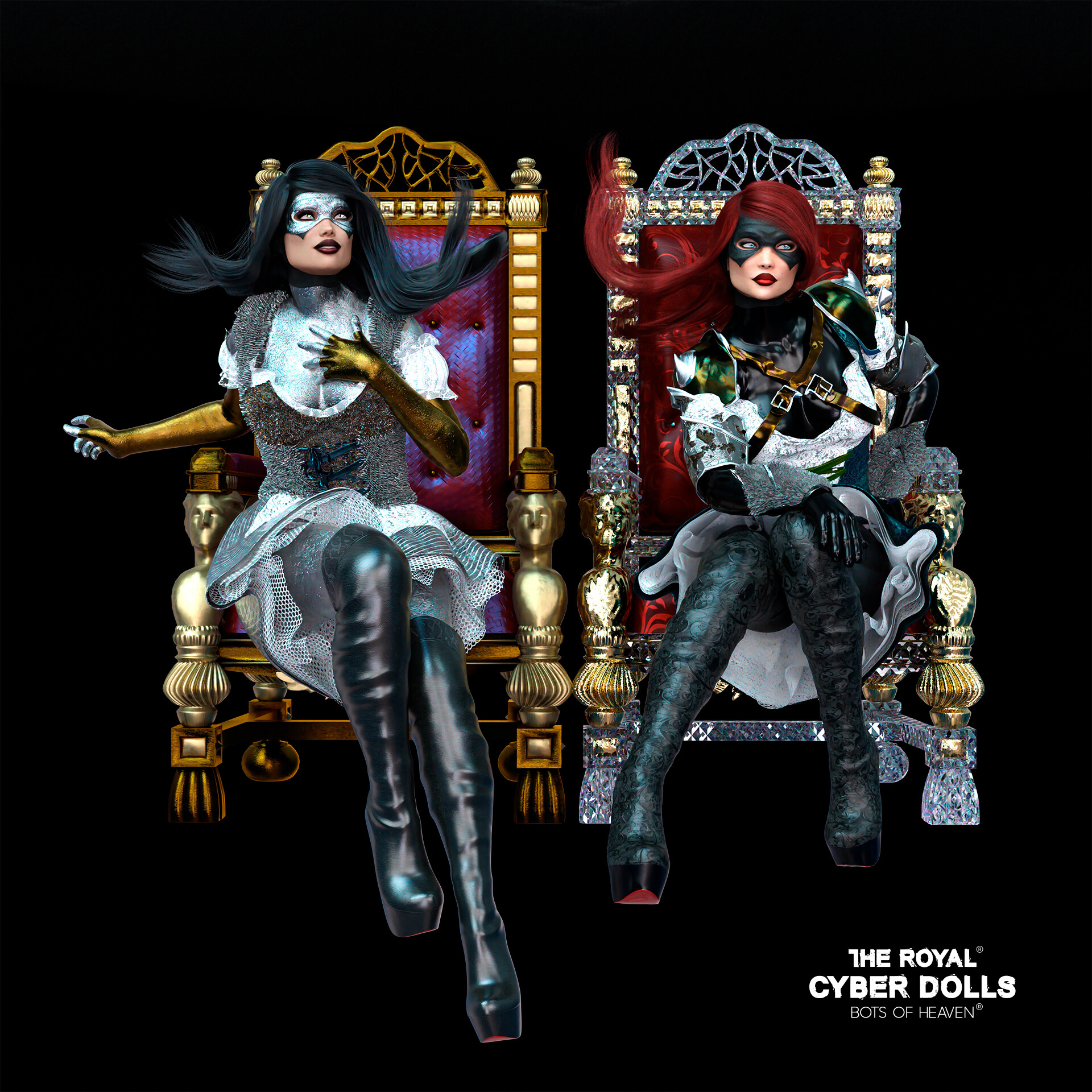 ArtStation - THE ROYAL CYBER DOLLS