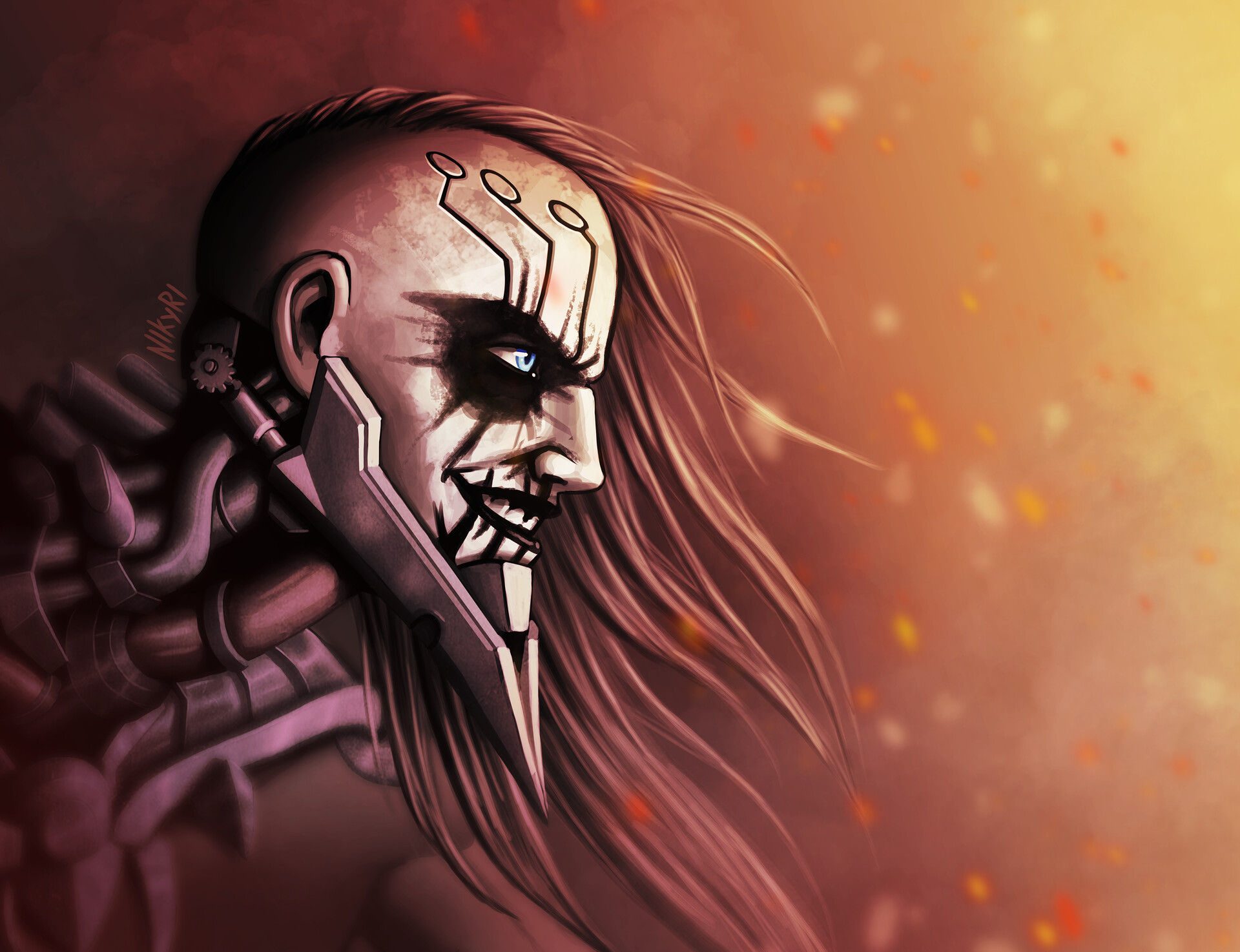 ArtStation - Bleeding Edge - Nidhoggr portrait