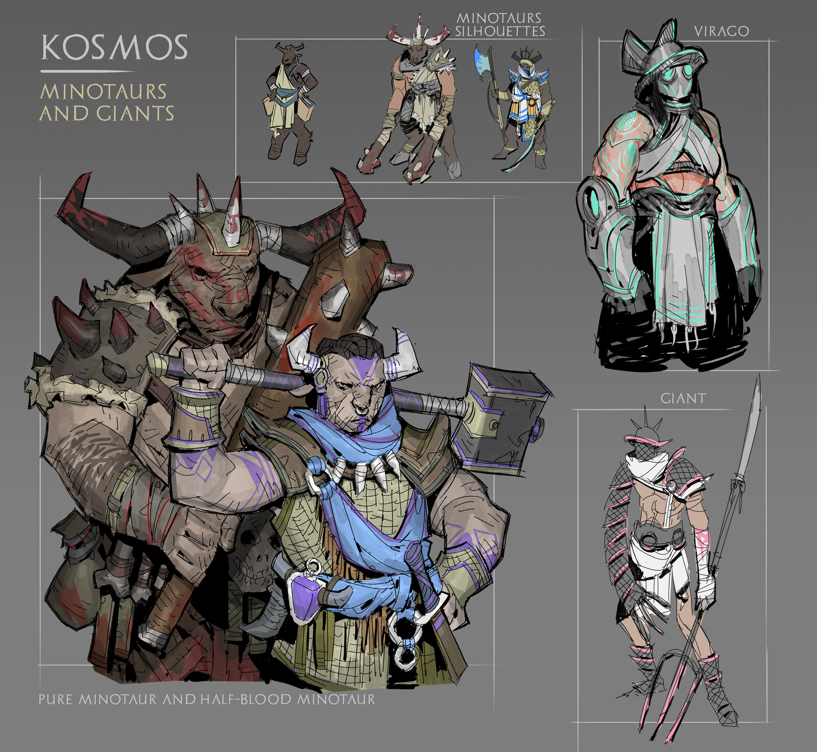 Veronica Bonacini - Kosmos - Character Designs