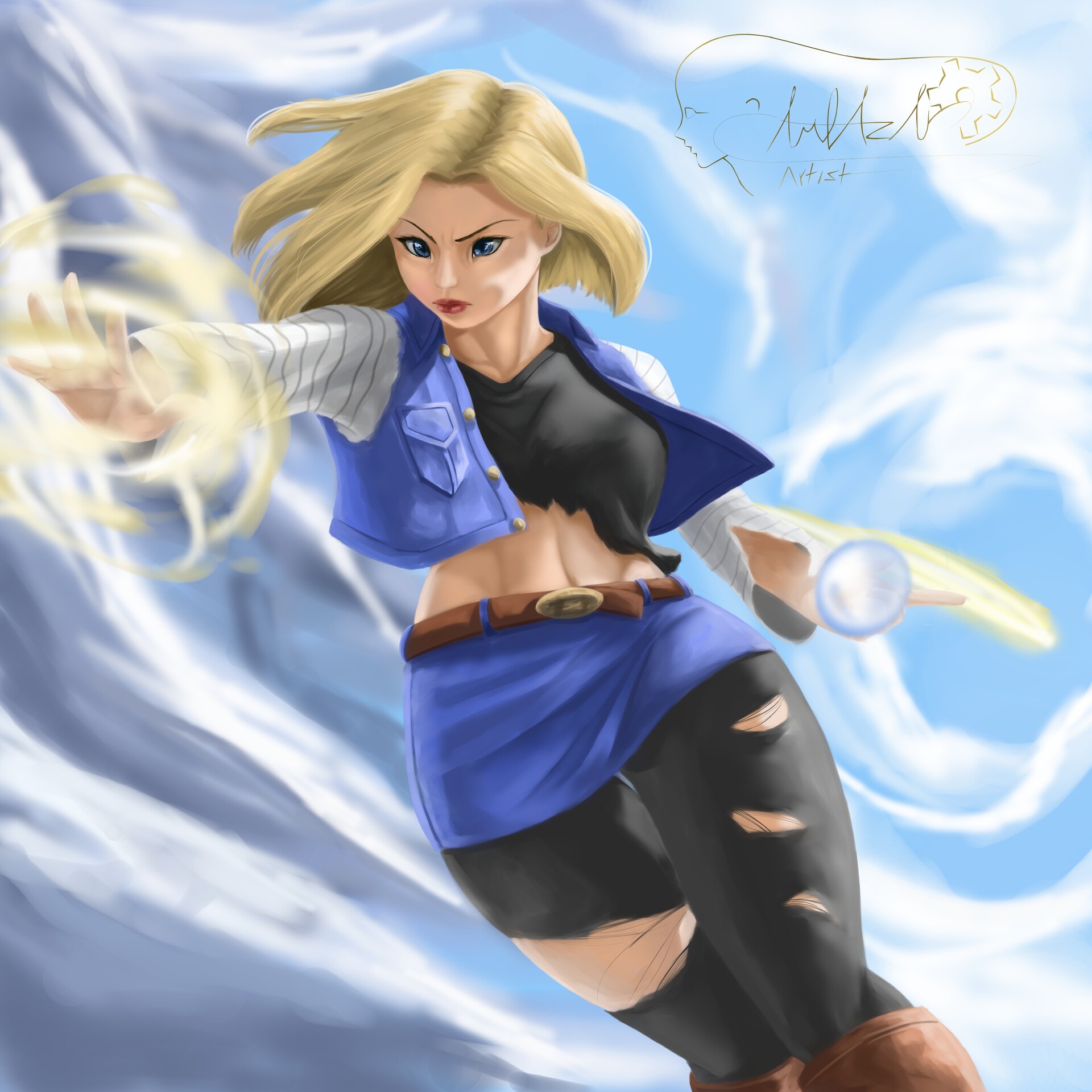 ArtStation - Android 18 - Dragon Ball Z