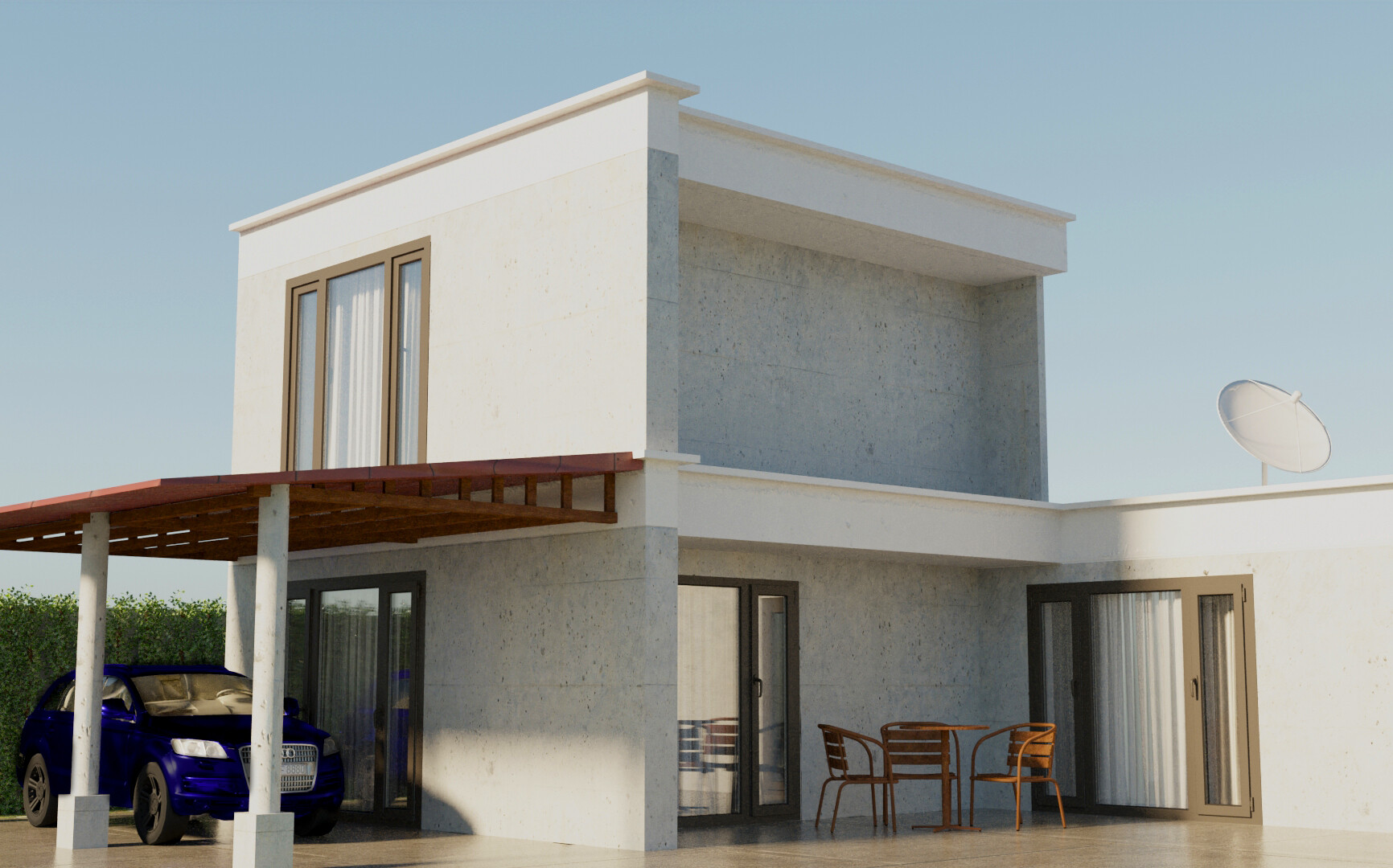 ArtStation - 3d visualization of the house