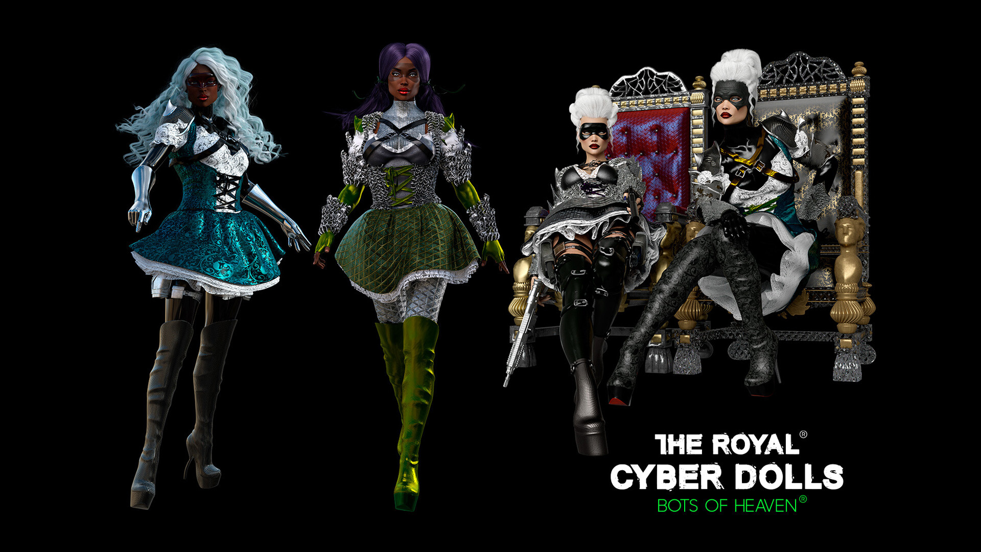 ArtStation - THE ROYAL CYBER DOLLS