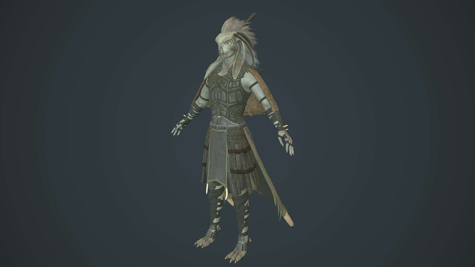 ArtStation - Humanoid creature WIP