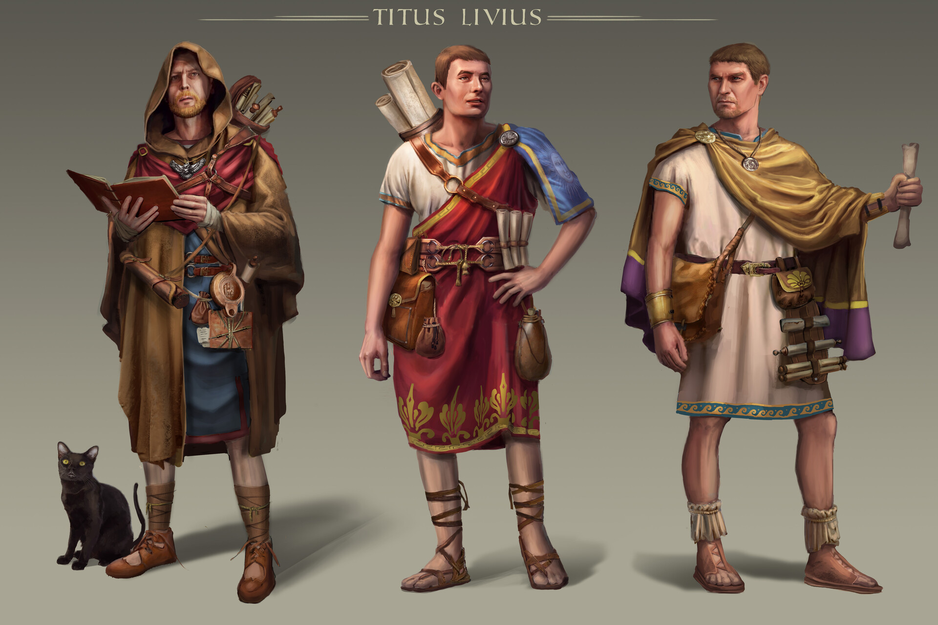 ArtStation - Titus Livius Character Variations