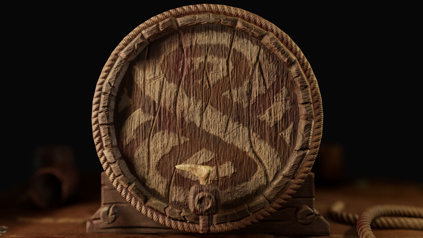 Immy's Art - Monster Hunter Keg Diorama