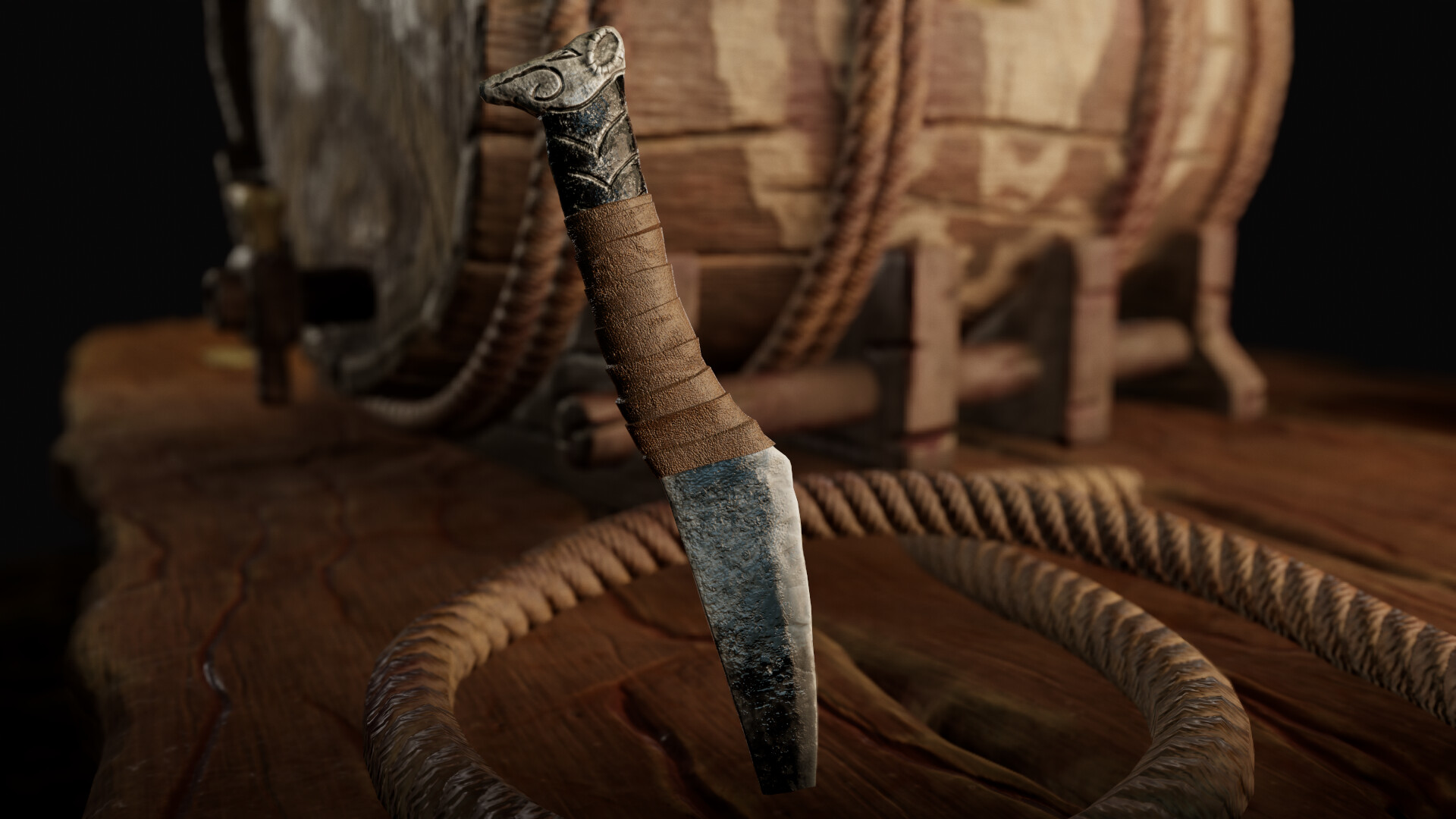 Immy's Art - Monster Hunter Keg Diorama