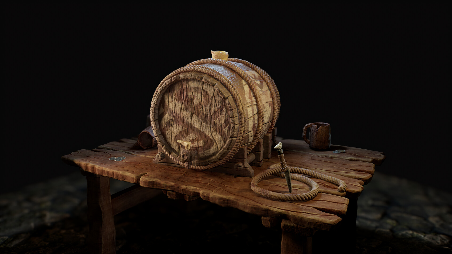 ArtStation - Monster Hunter Keg Diorama