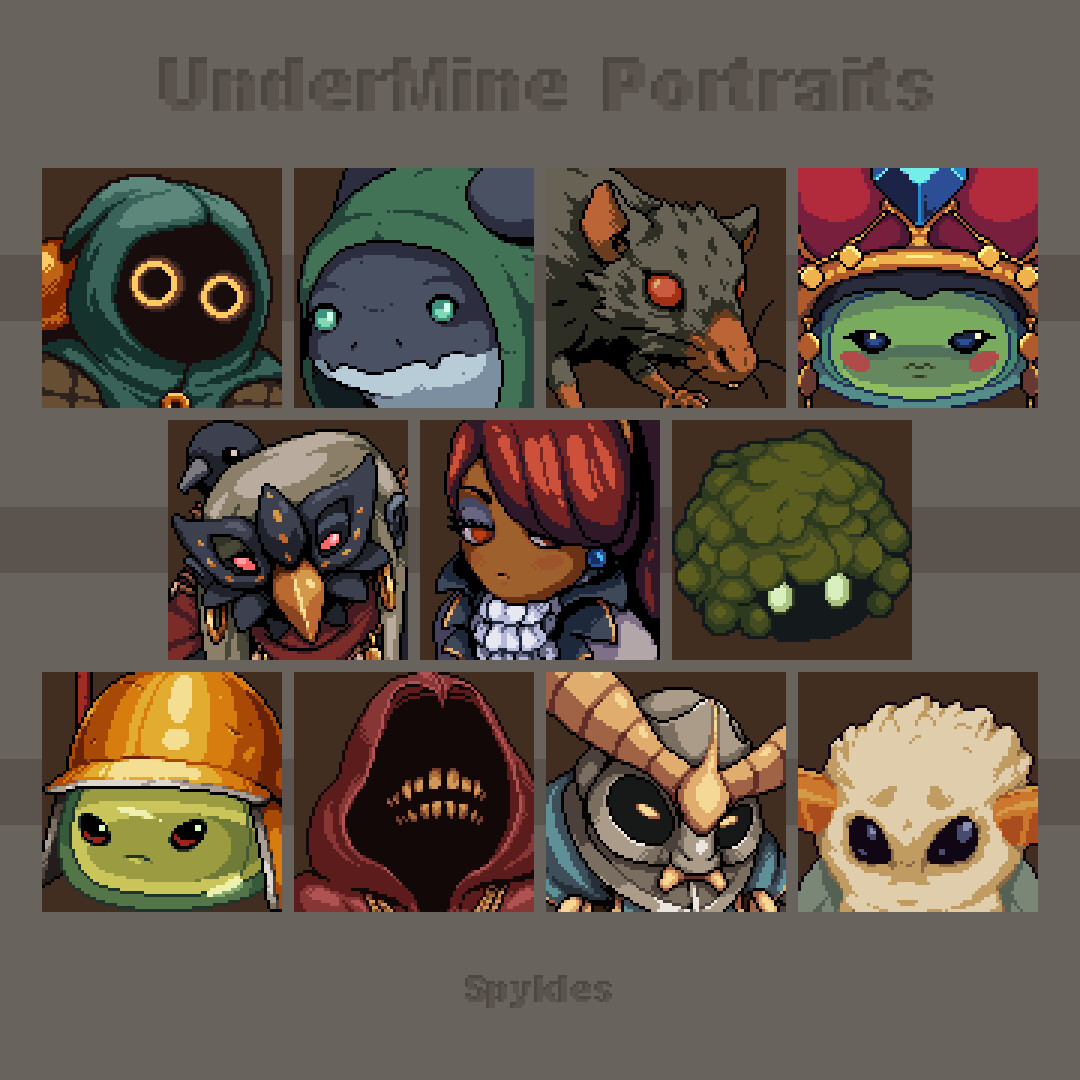 ArtStation - UnderMine Portraits