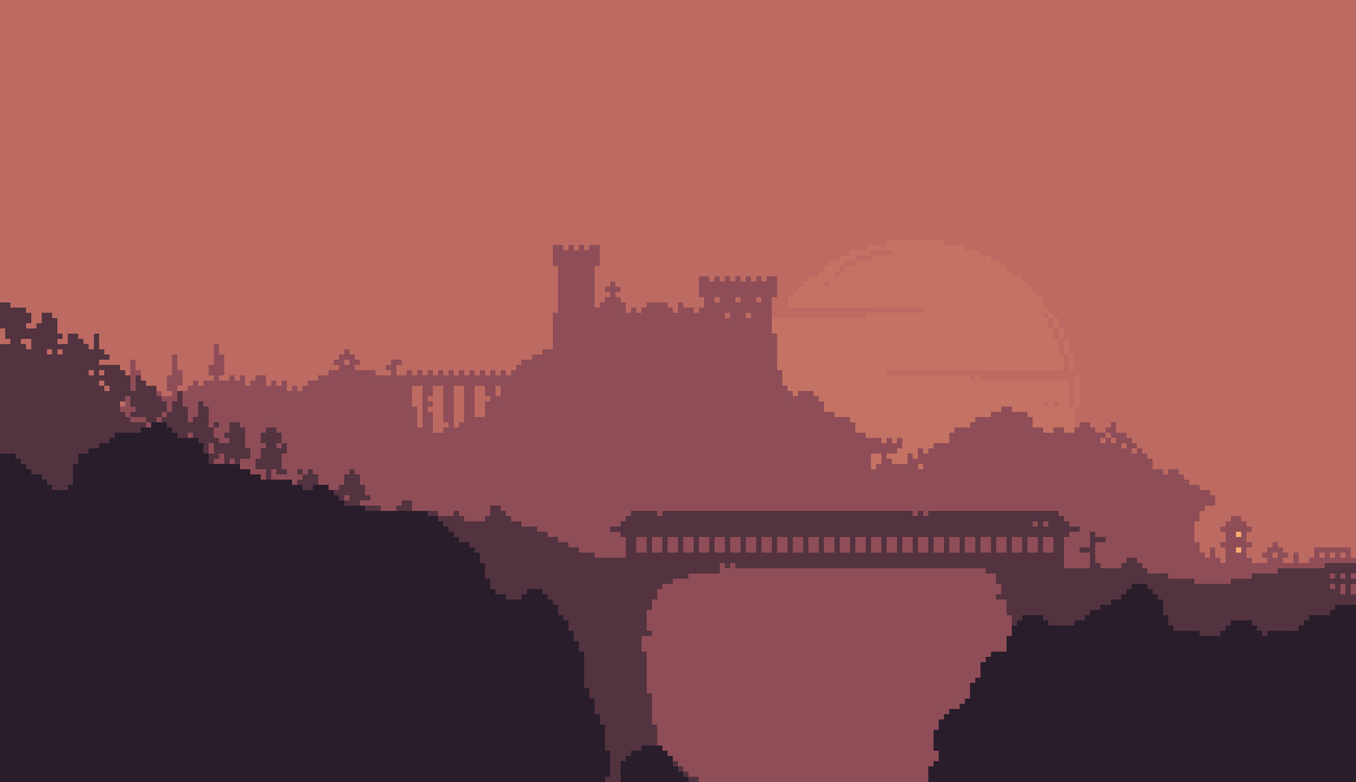 ArtStation - Simple Pixel Landscape 01