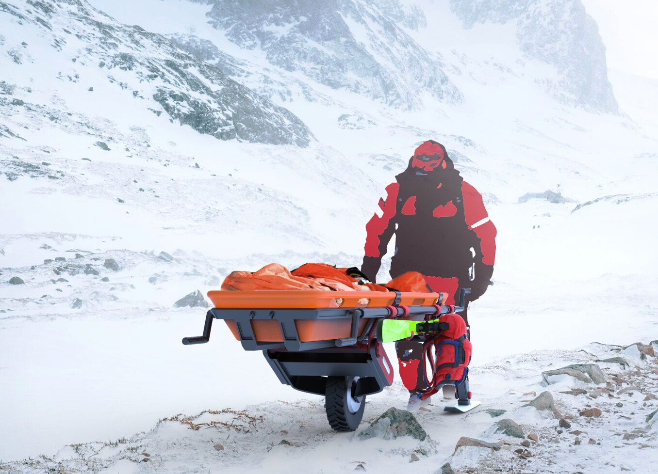 Marko Komar - Mountain Rescue Stretcher Concept