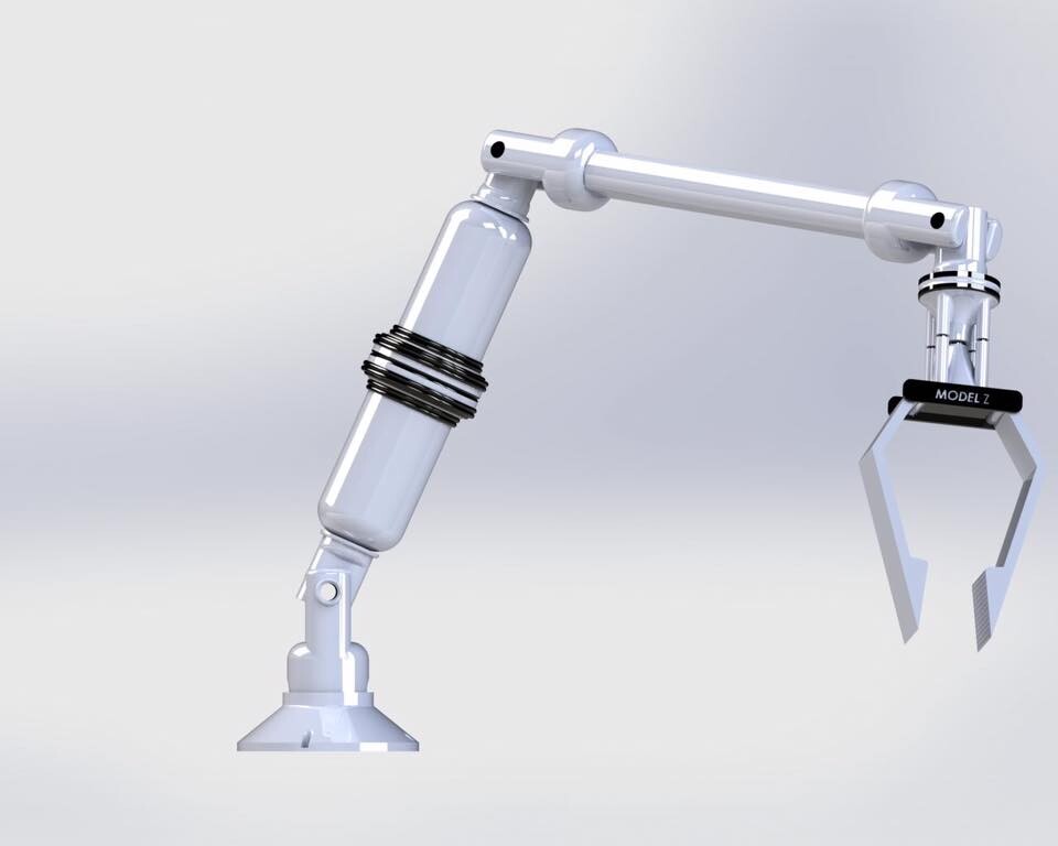 ArtStation - Desktop robotic arm