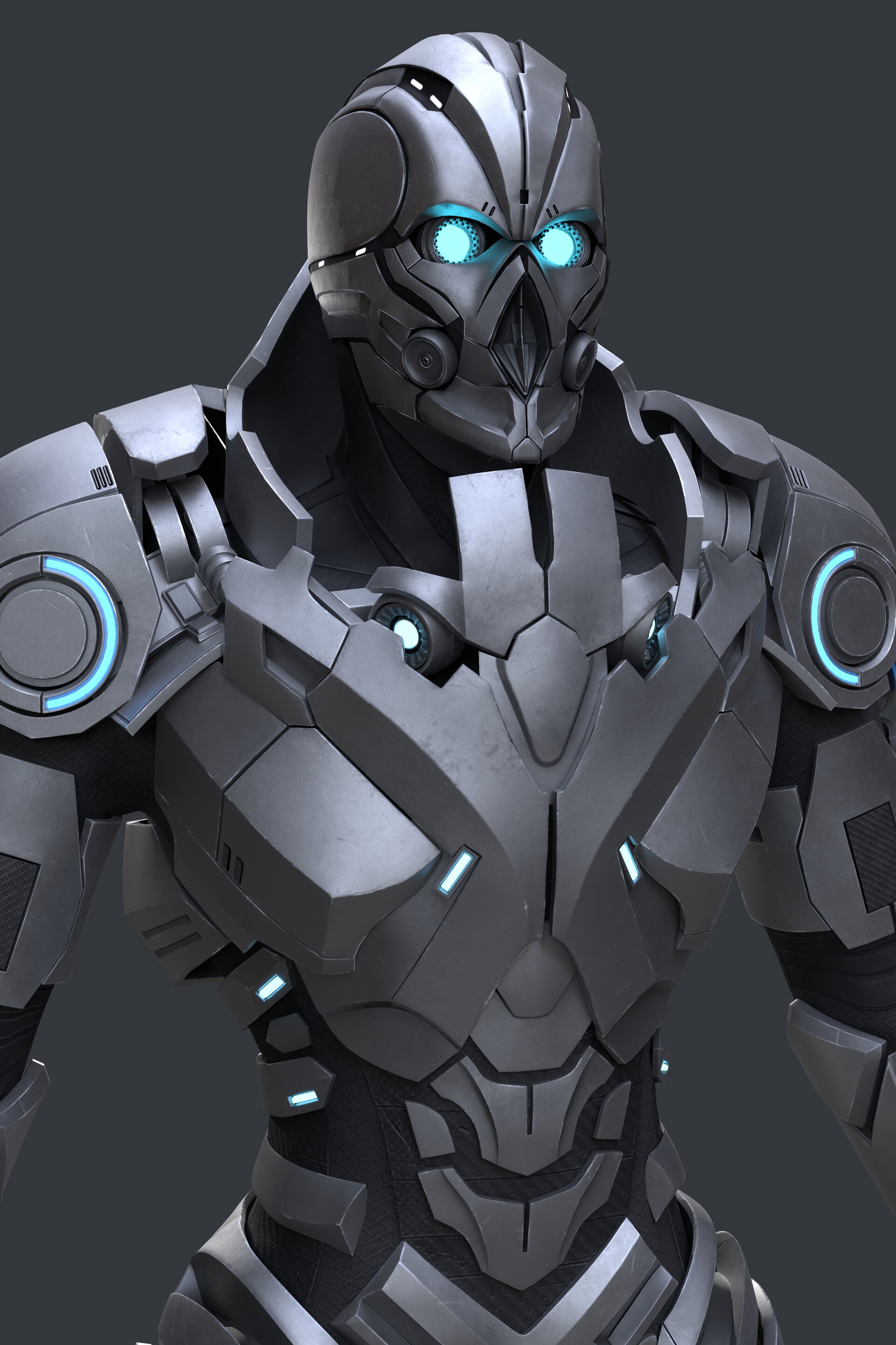 Portfolio | Josh Cesmat - RoboMech - Real-time Character