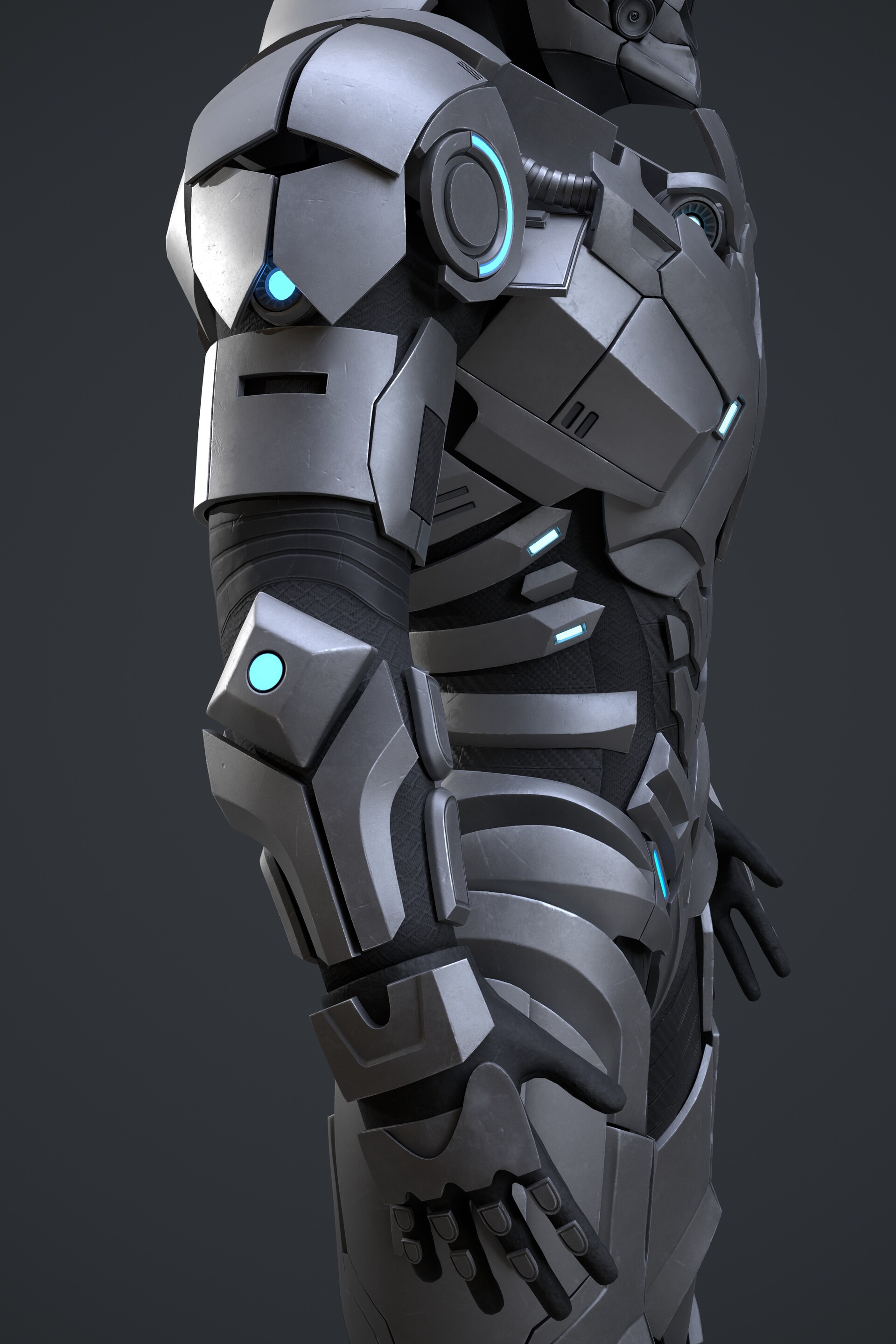 Portfolio | Josh Cesmat - RoboMech - Real-time Character