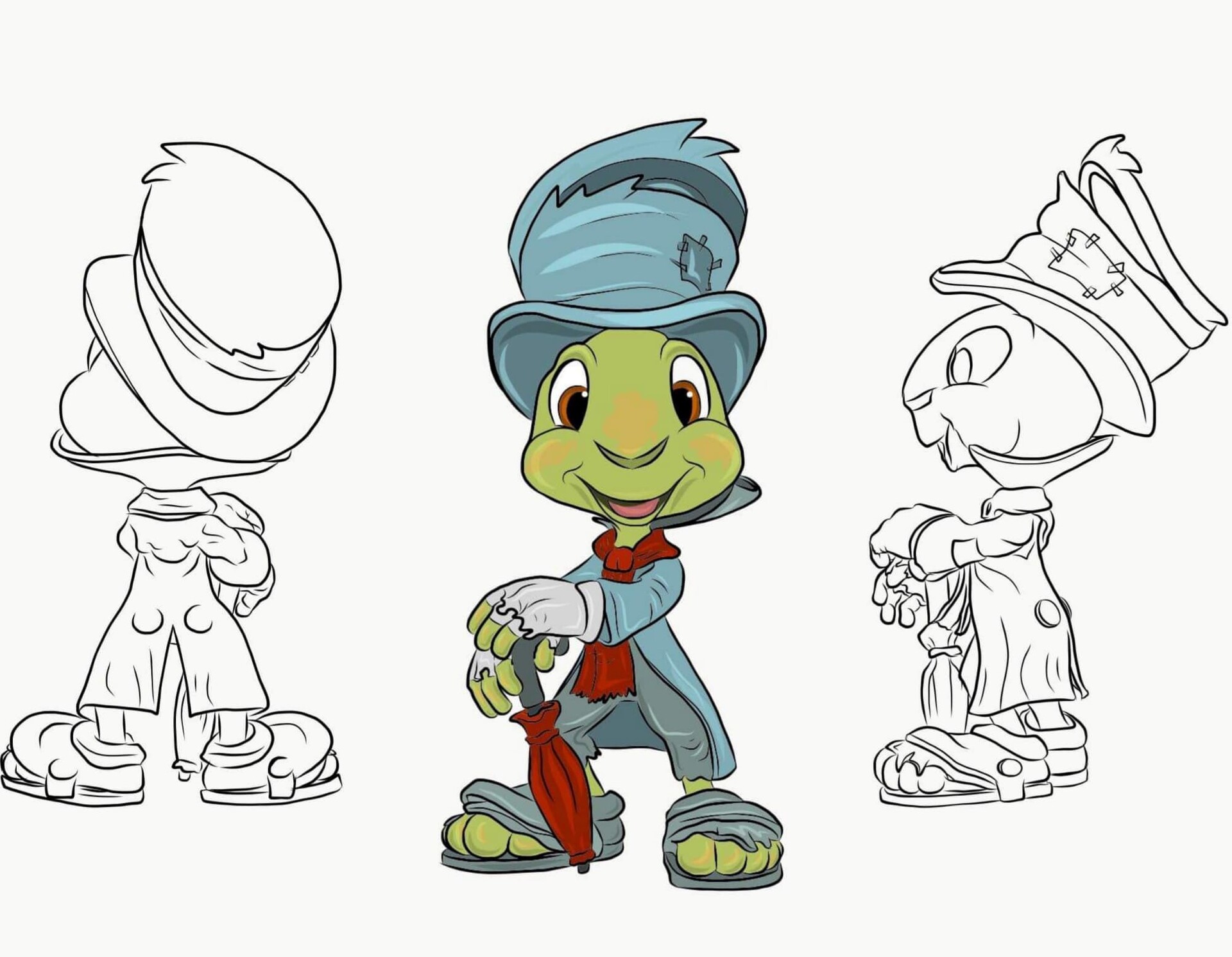 ArtStation - Jiminy Cricket character design