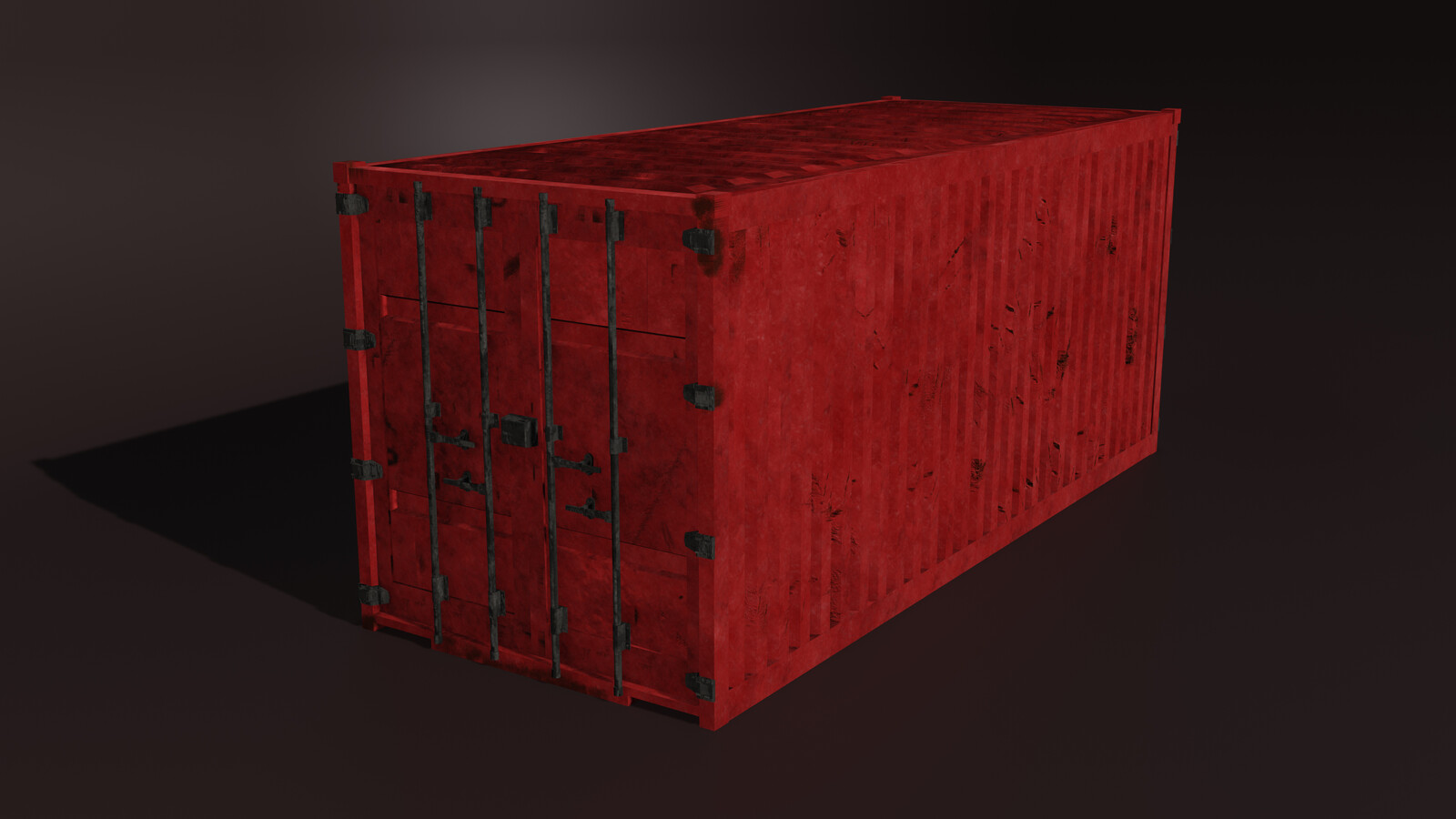 Javier Martinez - Shipping Container 3D model made with Blender