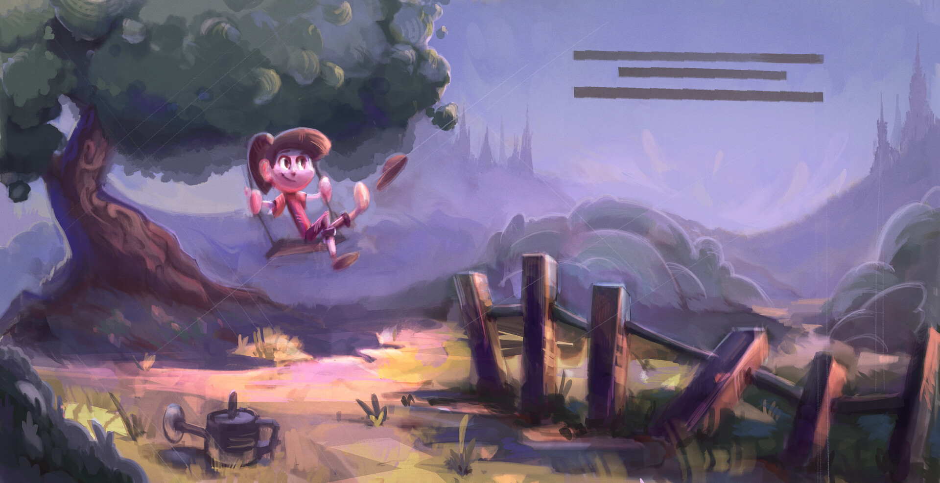 ArtStation - Tree swing