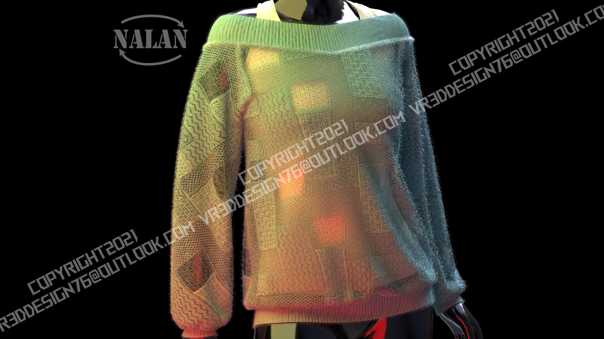 ArtStation - Knitted Fabric with two different approaches