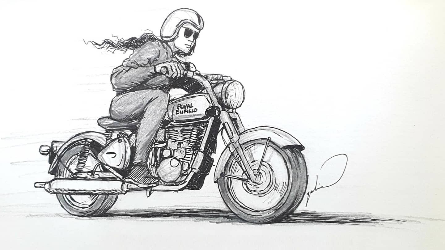 ArtStation - Royal Enfield Classic 350 Dual Channel