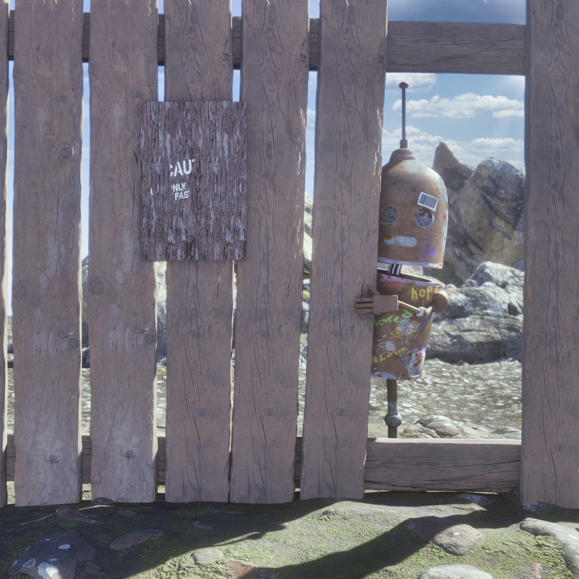 Abdudream - peeking through the woods