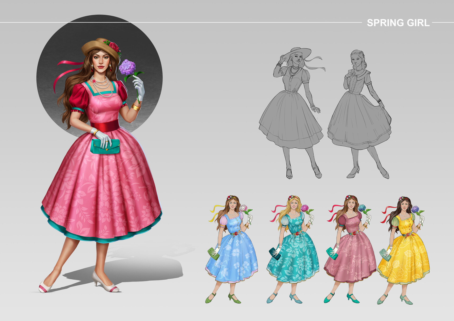 ArtStation - Spring avatars