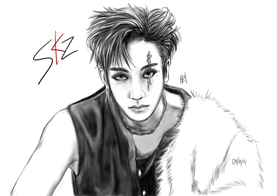 ArtStation - Stray Kids - Bang Chan 방찬