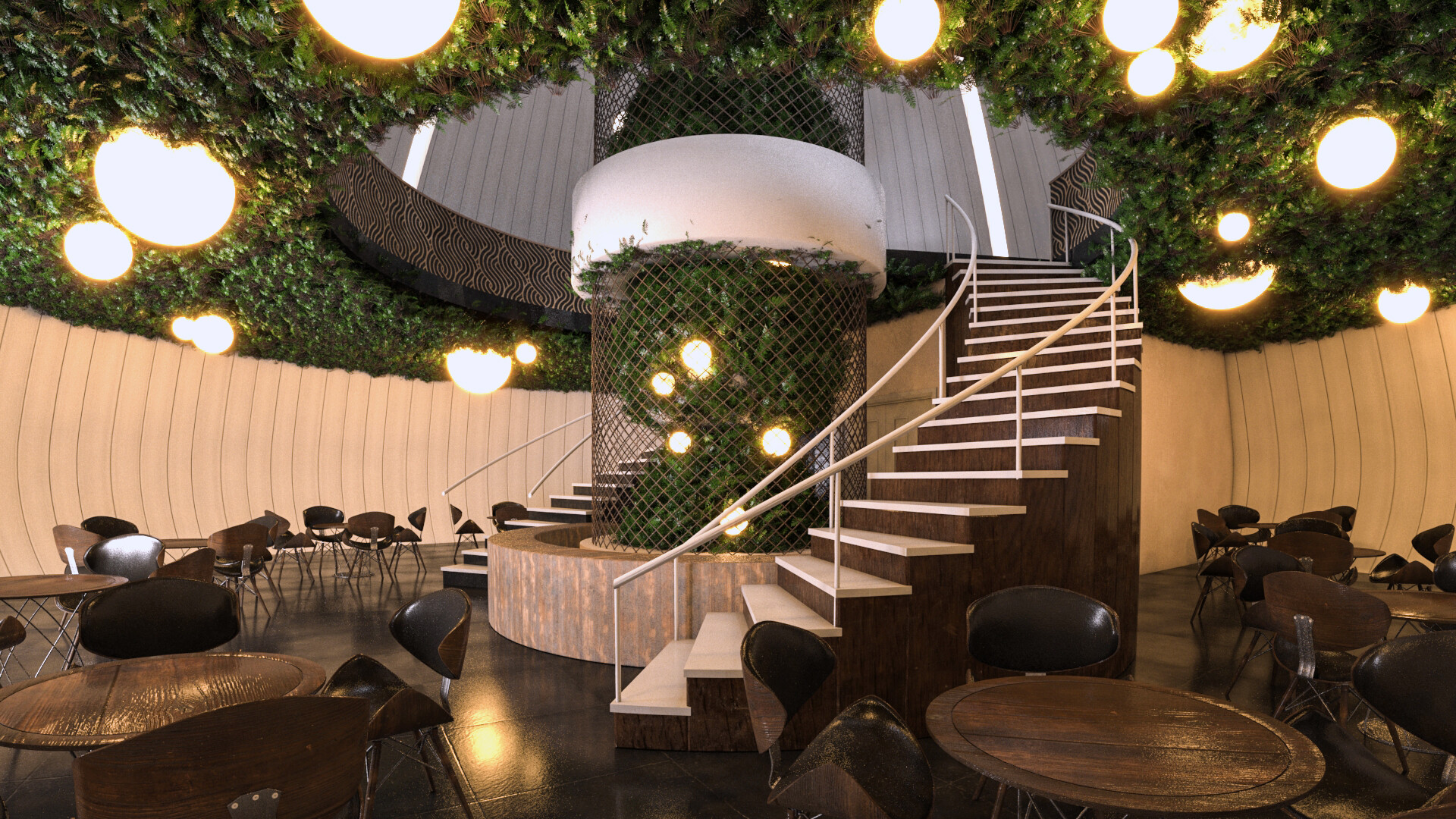 ArtStation - Tesla Valve Café -Version 2