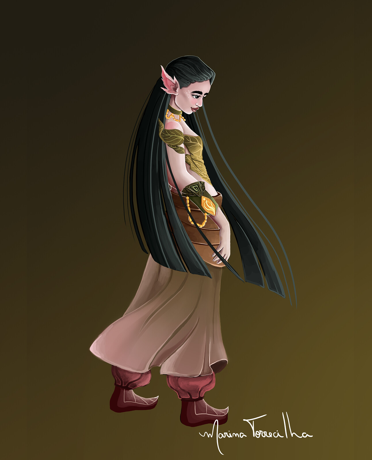 ArtStation - Magical leaf creature