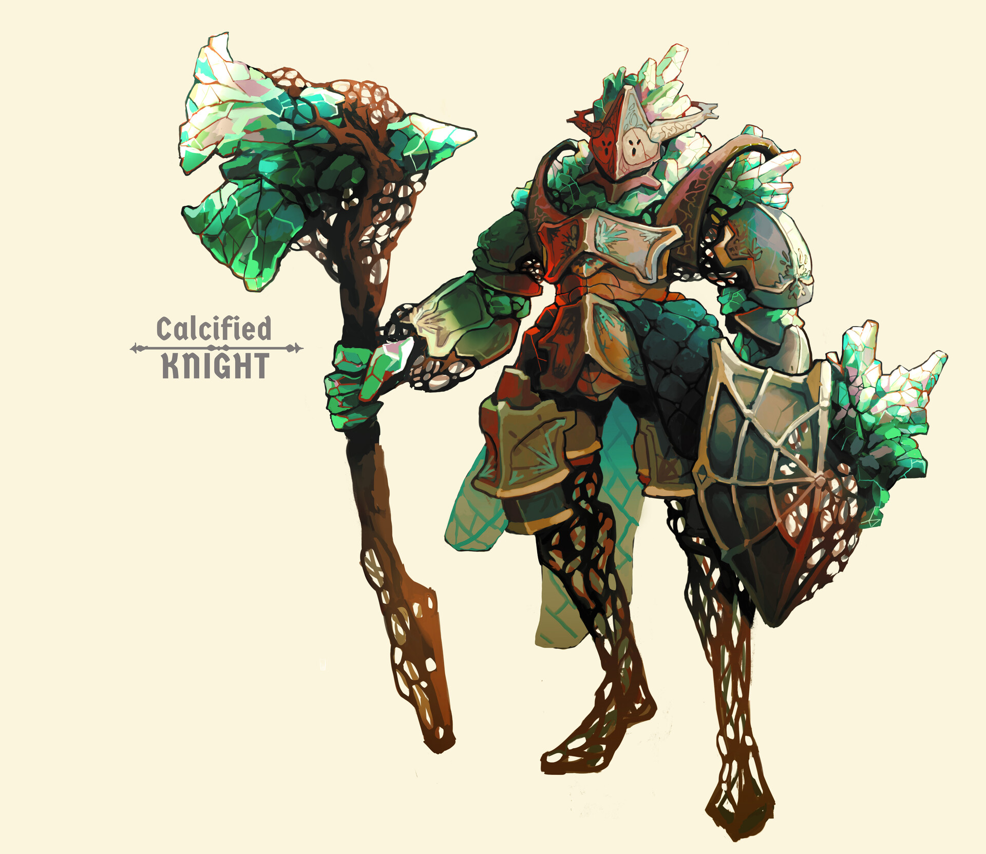 ArtStation - Calcified Knight - Labyrinth Knight Series