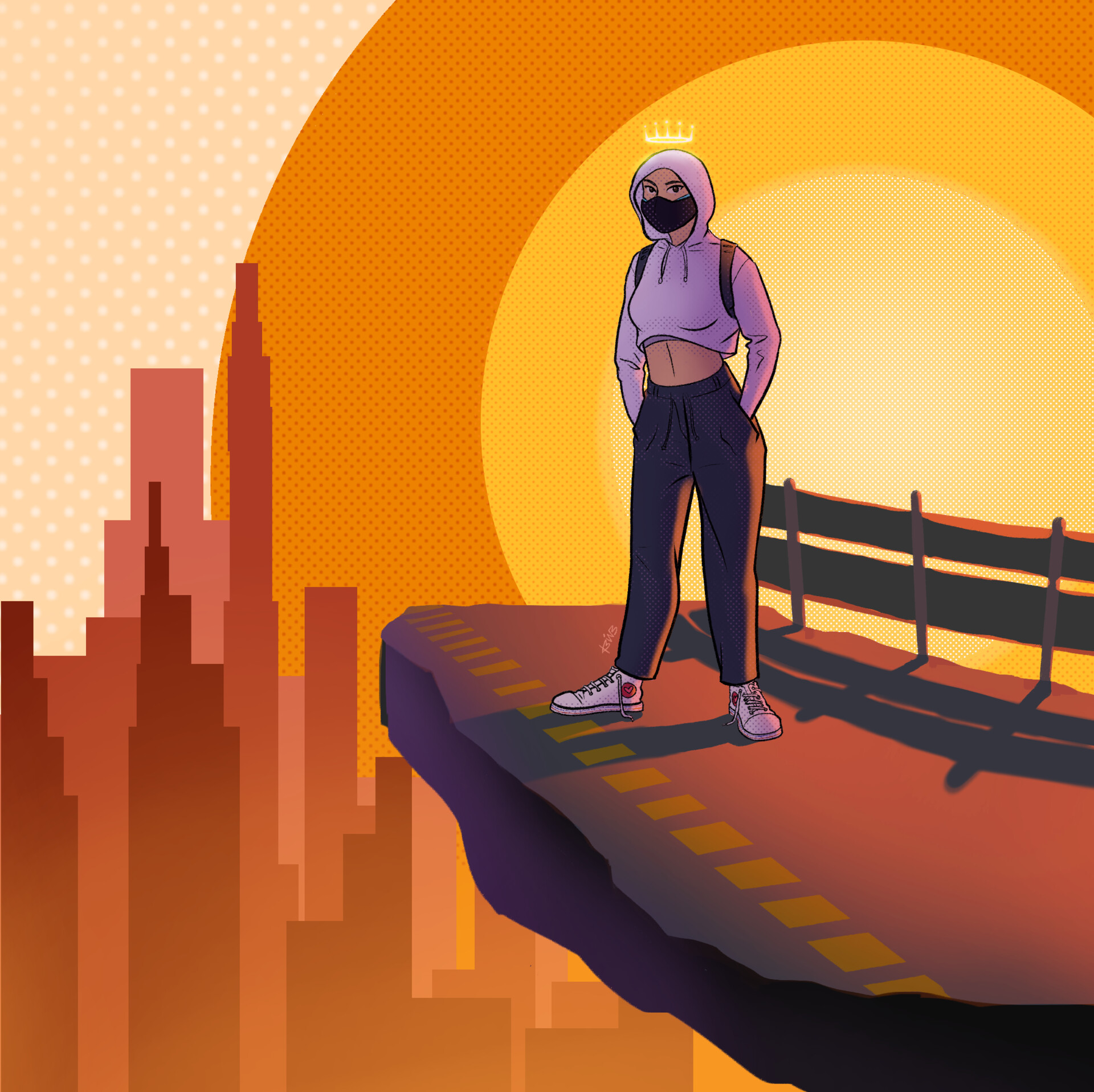 ArtStation - Rebel Hoodie Girl