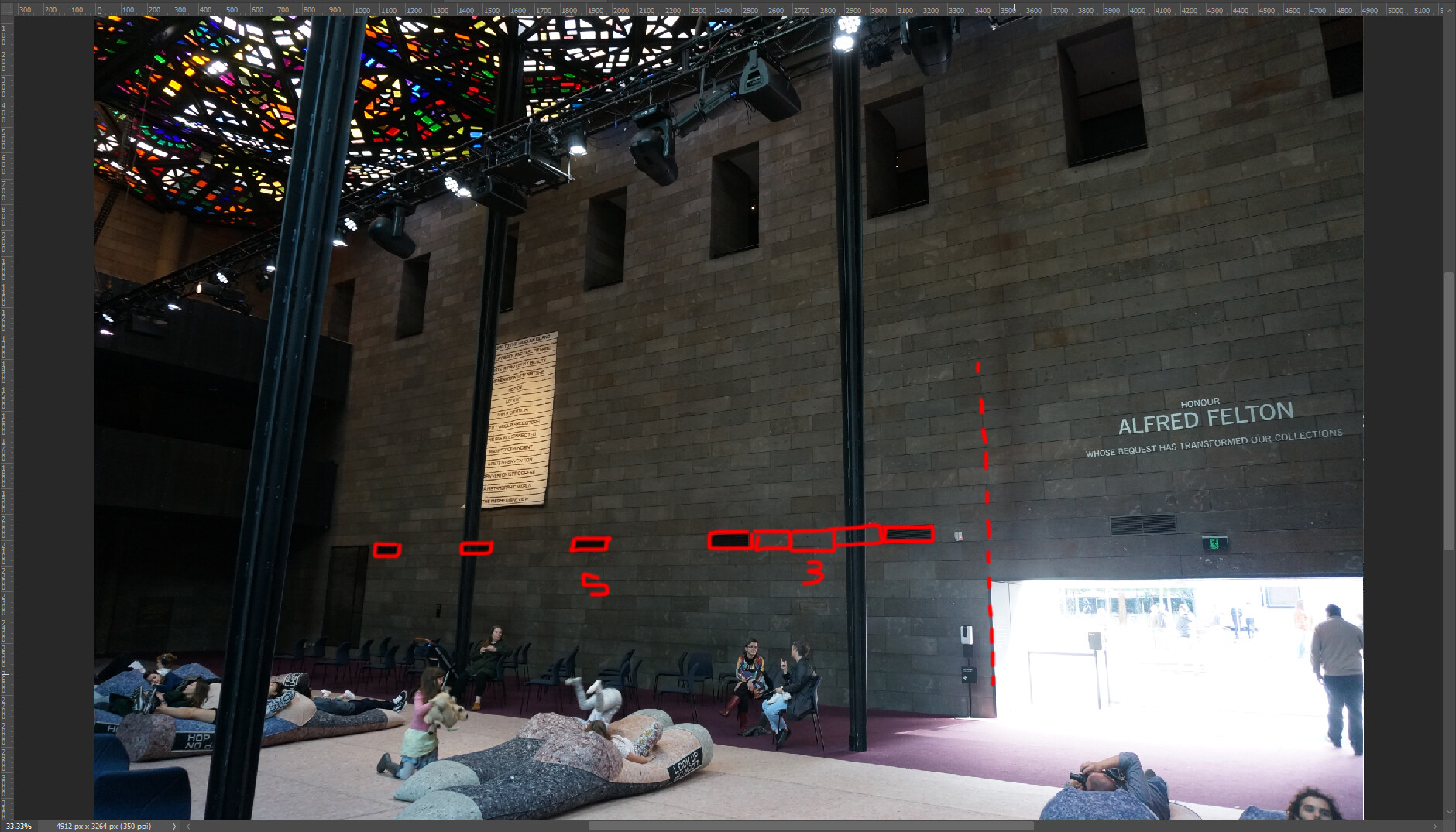 David Greco - NGV International - Great Hall WIP