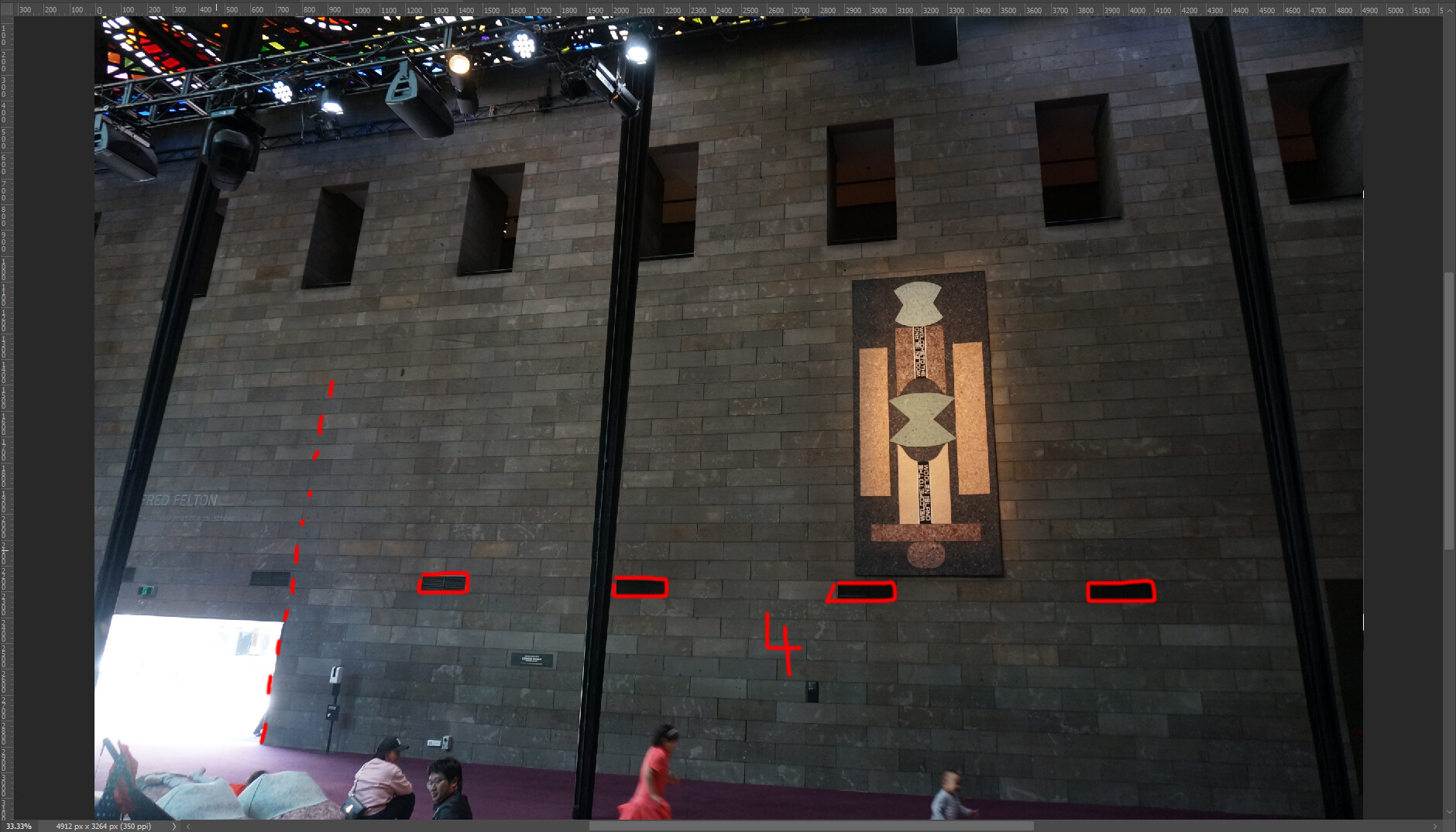 David Greco - NGV International - Great Hall WIP