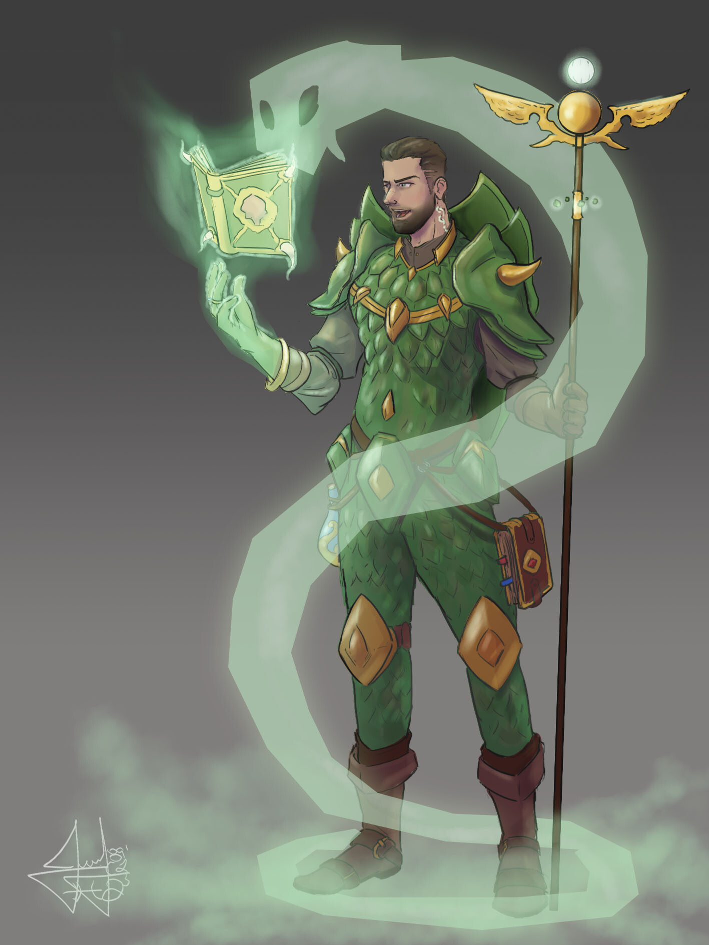 ArtStation - Armored Mage