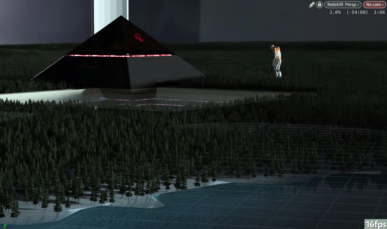 Lux Richhill - Evangelion Geofront Environment and Eva Unit00