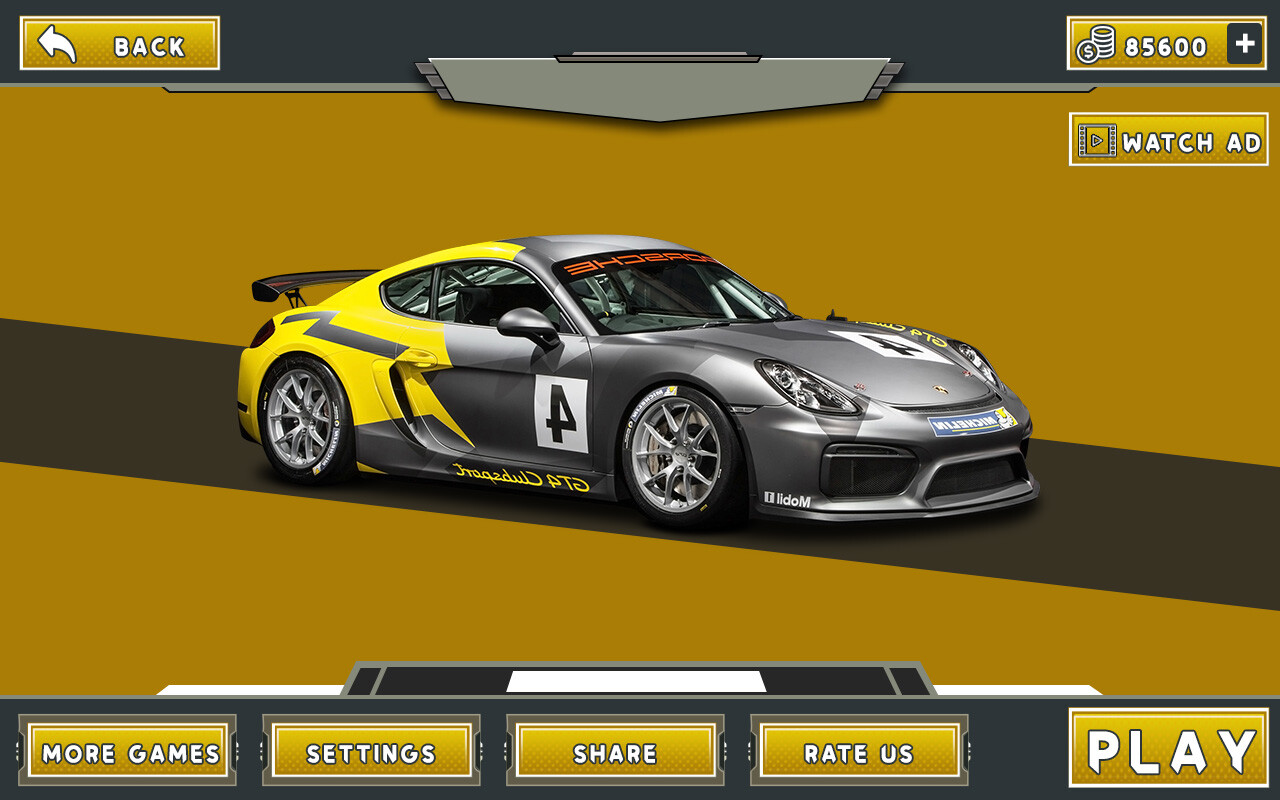 ArtStation - Car Racing Game UI