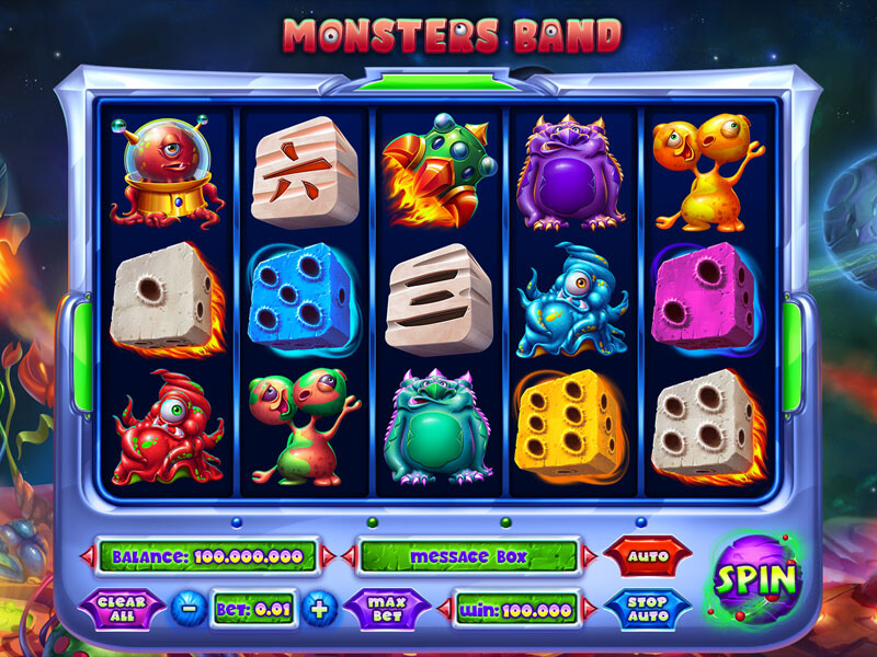 ArtStation - Monsters Slot Game - Reels Development