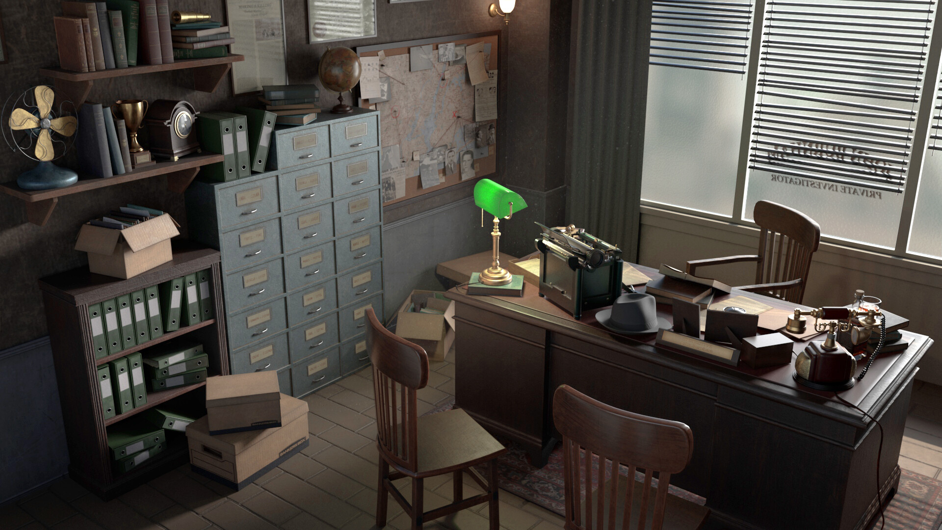 ArtStation - Detective Office