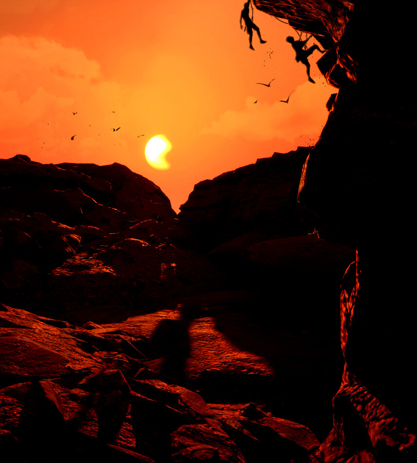 ArtStation - Sunset Climb