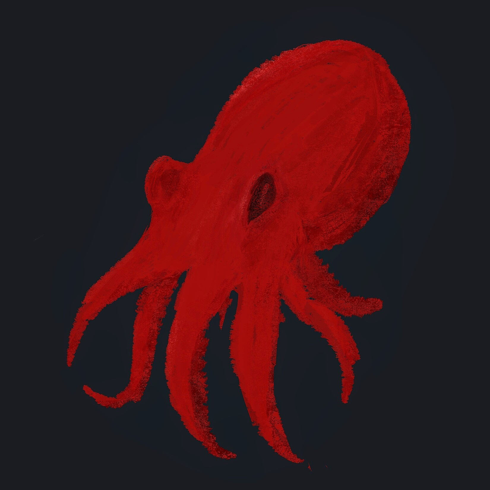 ArtStation - red octopus