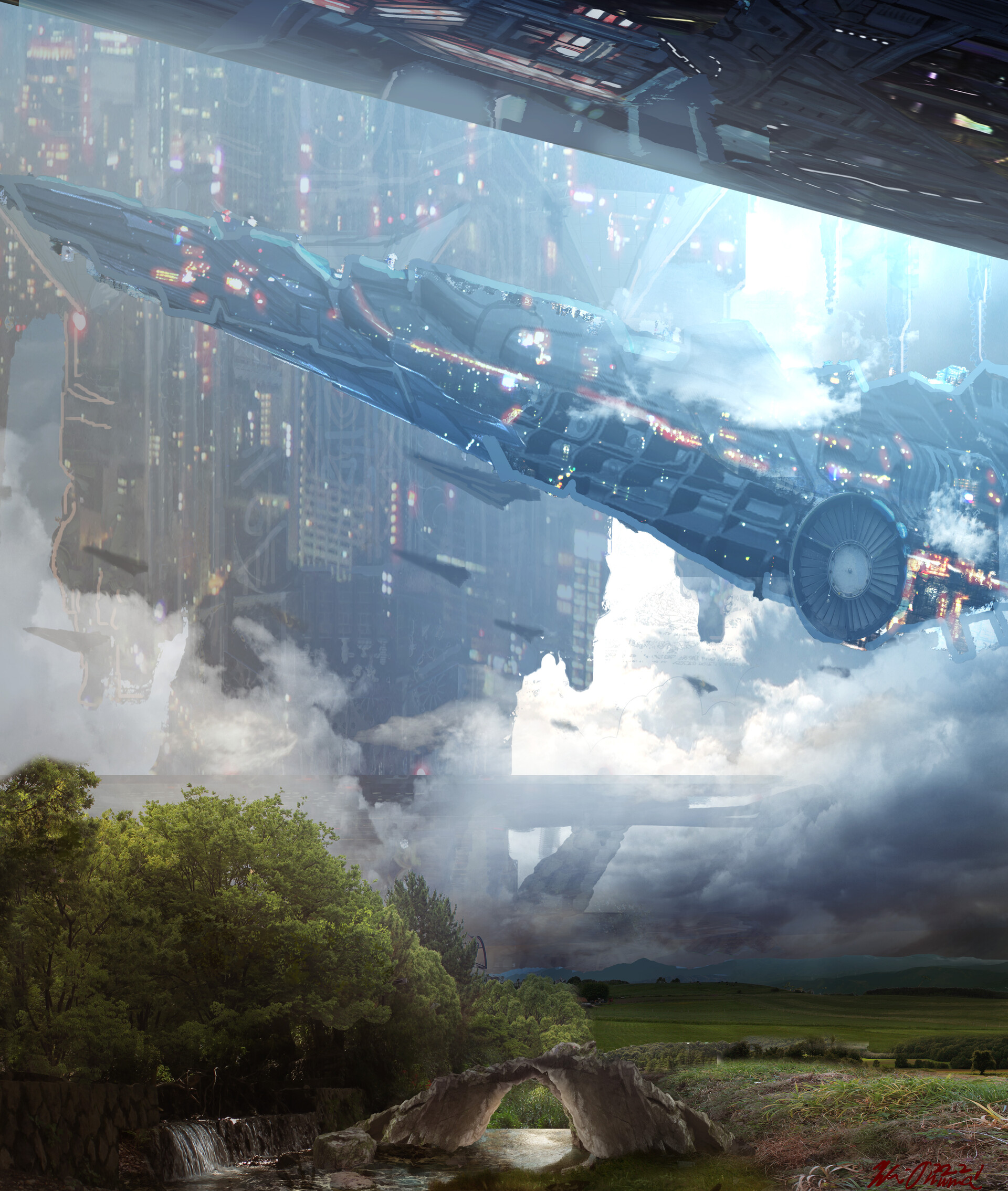 Colony - season 2 - Spaceship Concept design by Pablo OliveraPRO ...